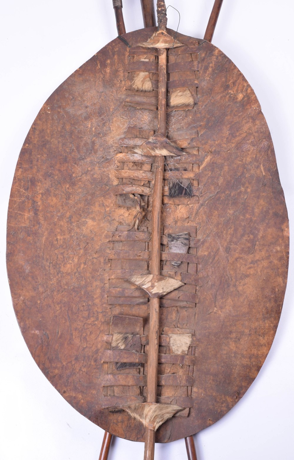 Zulu Shield & Weapons Grouping, fine mounted display consisting of ...