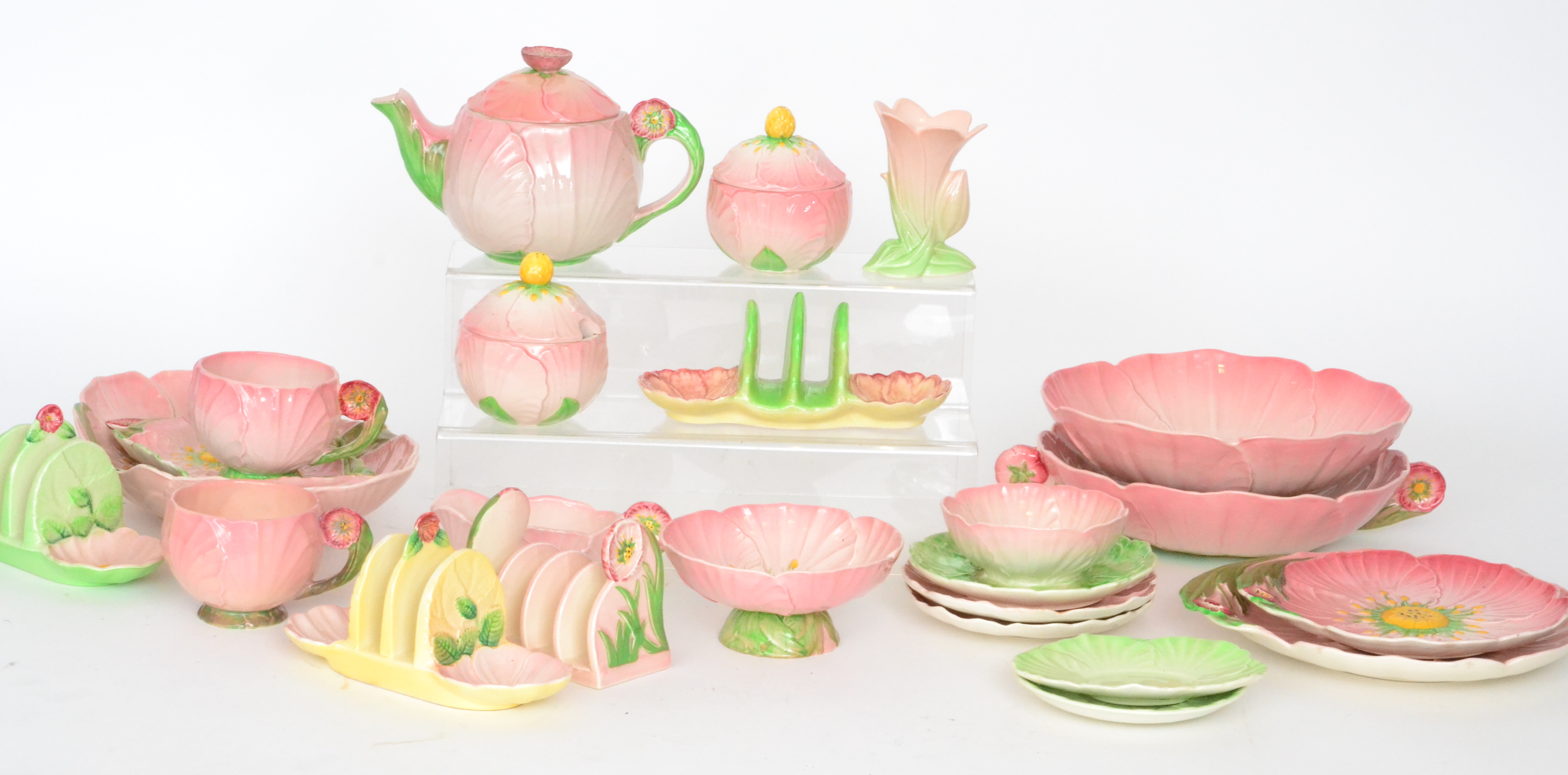 A large collection of assorted embossed Carlton Ware, in the main ...