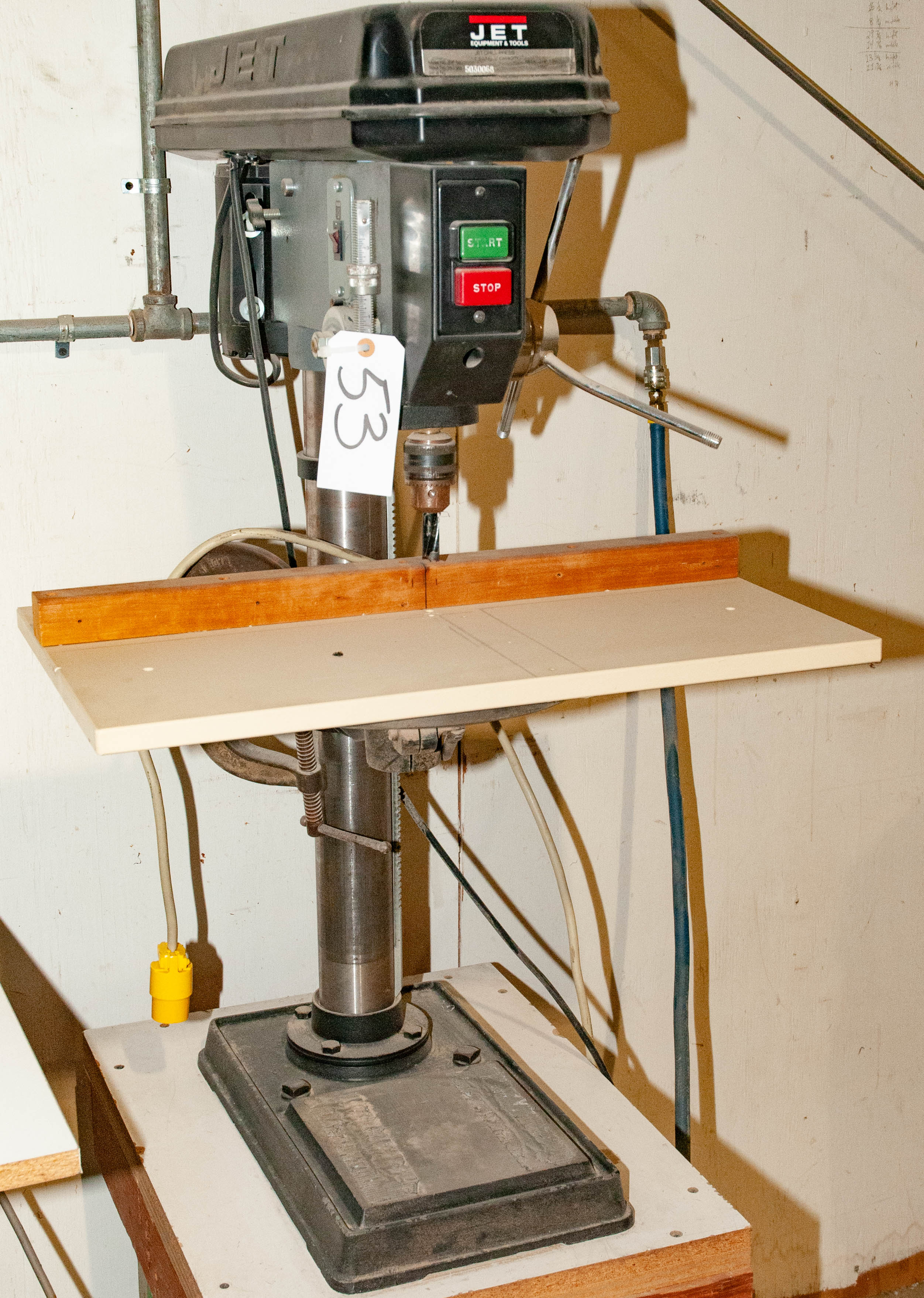 Jet Bench Top Drill Press Model. JDP-14J, s/n 5030068, 1/2hp, 115v, 14 ...