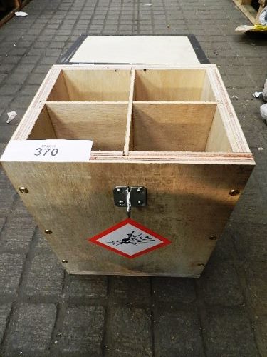A small wooden explosives box with lockable catch - New (B45)