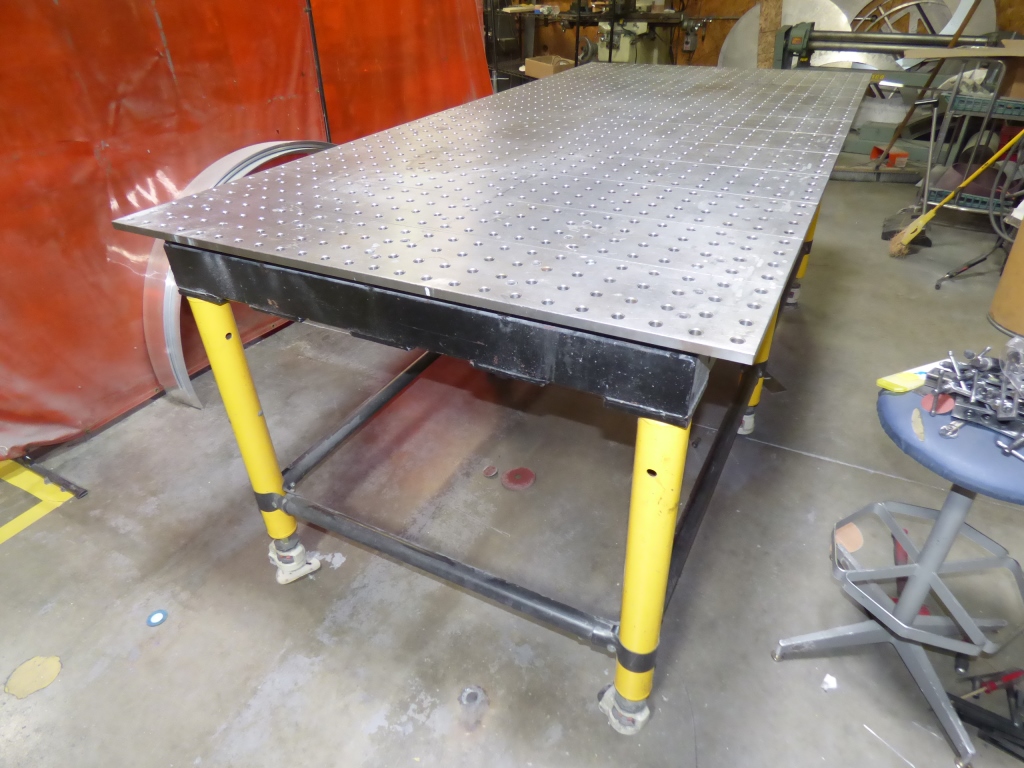 Strong Hand Tools Welding Table: S/N: TM150631 ¥ 4 ft. x 8 ft.