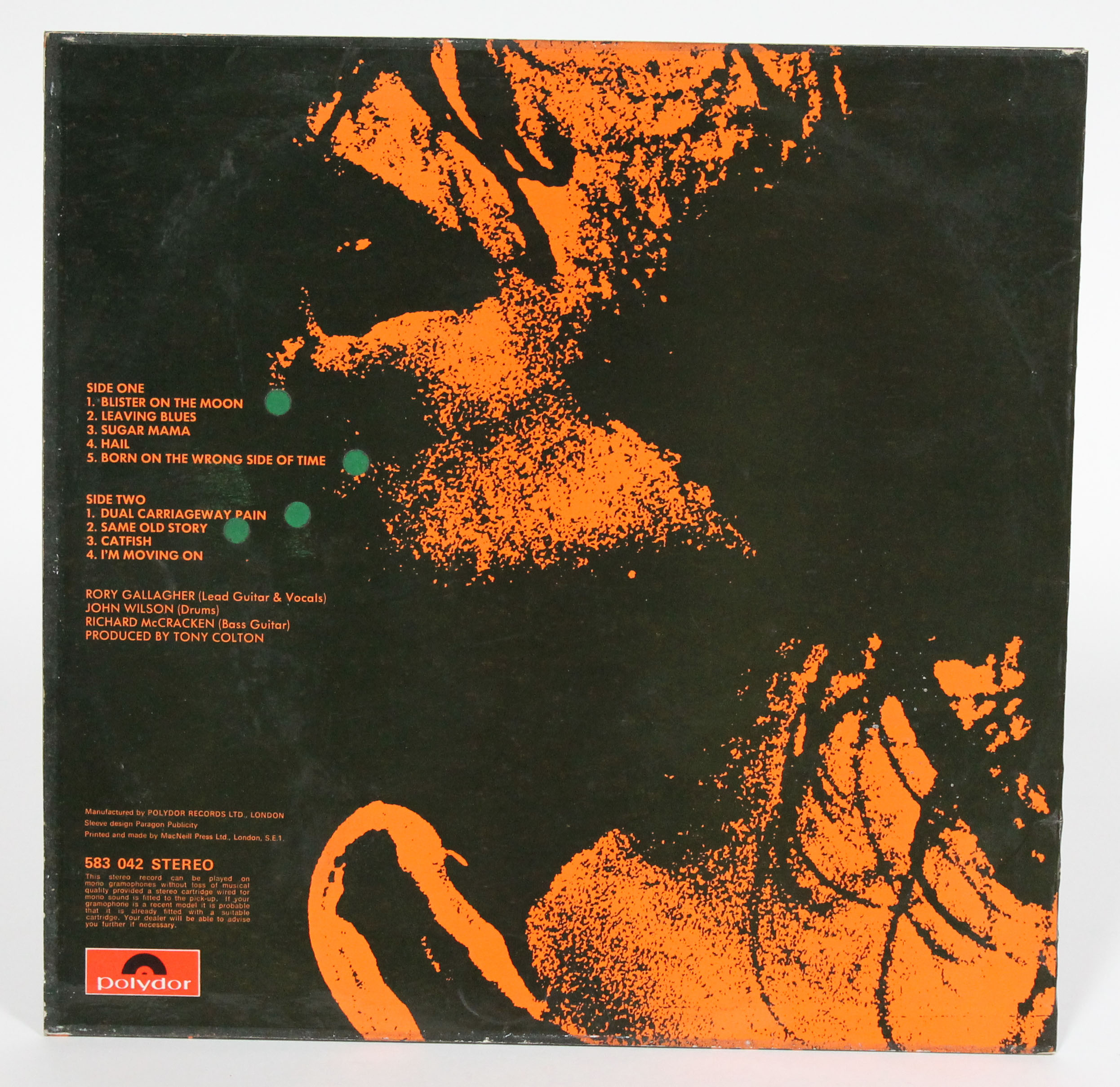 Taste - Taste UK 1969 1st pressing stereo LP Polydor 583042 VG+ plays ...