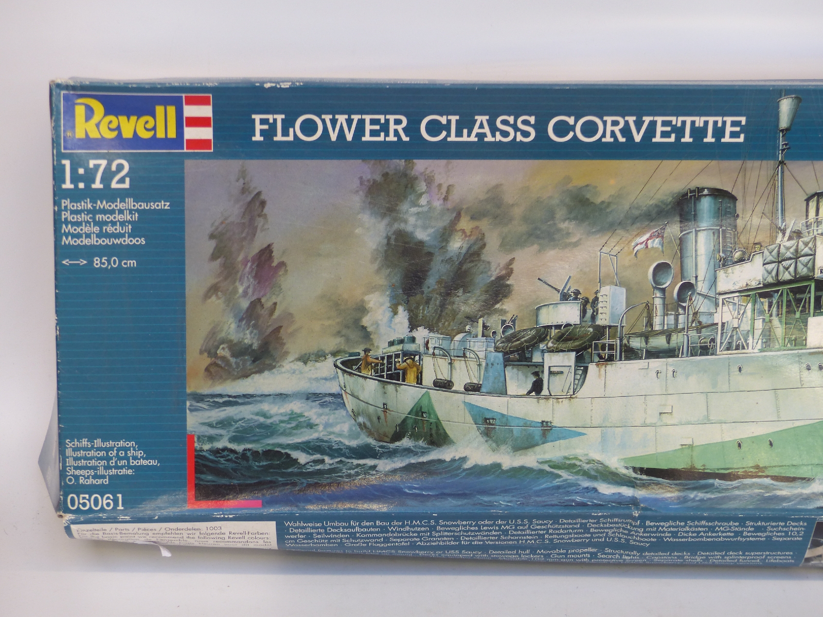 Revell 1:72 scale model military ship Flower Class Corvette HMCS ...