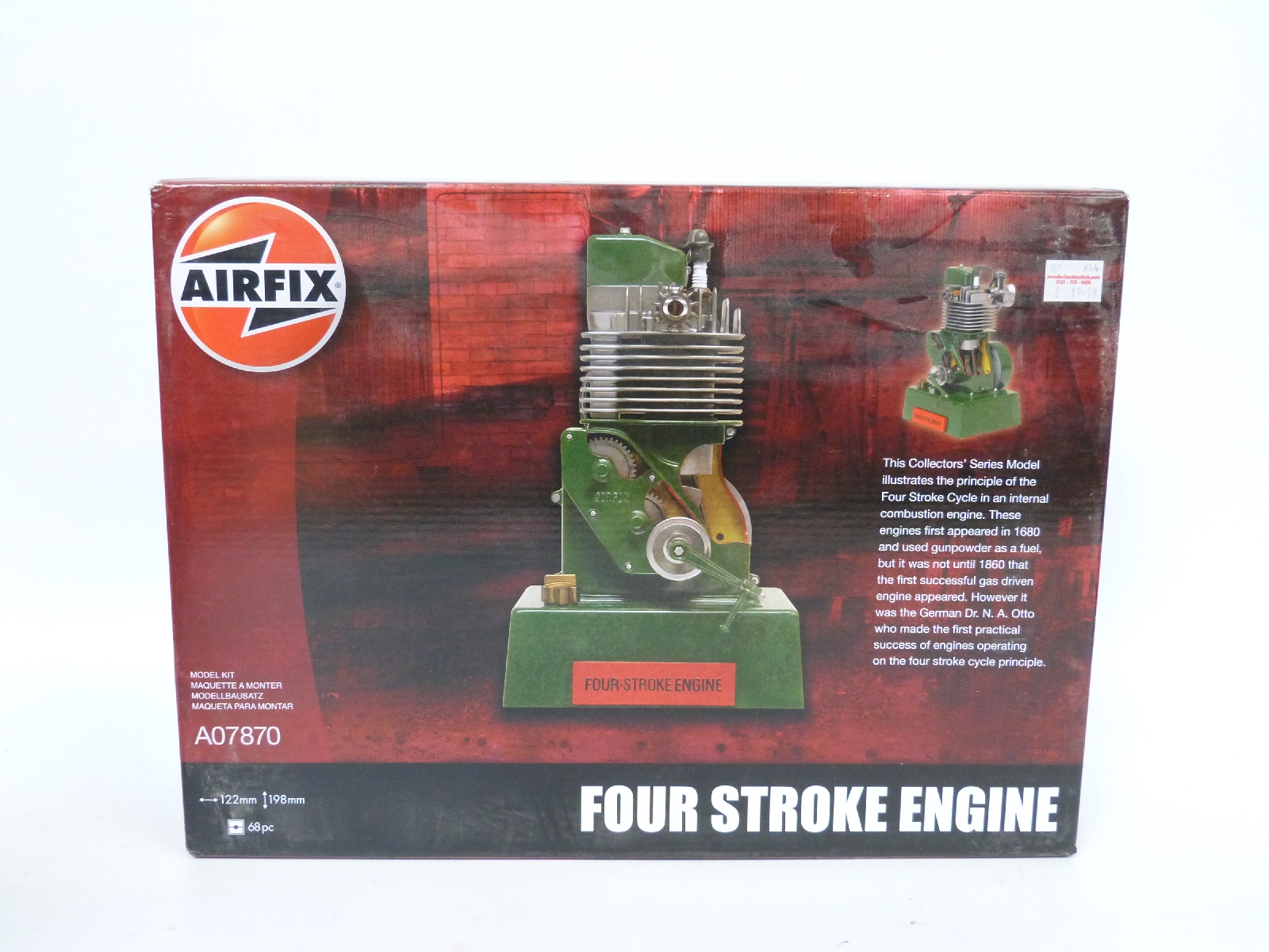 Three Airfix model engine kits 1827 Paddle Steamer Engine A08870, Four ...