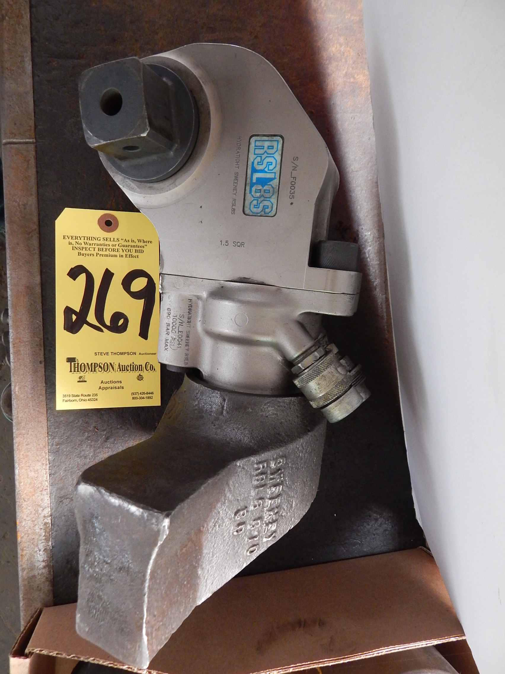 Hydratight Sweeney Model RSL8S Hydraulic Torque Wrench