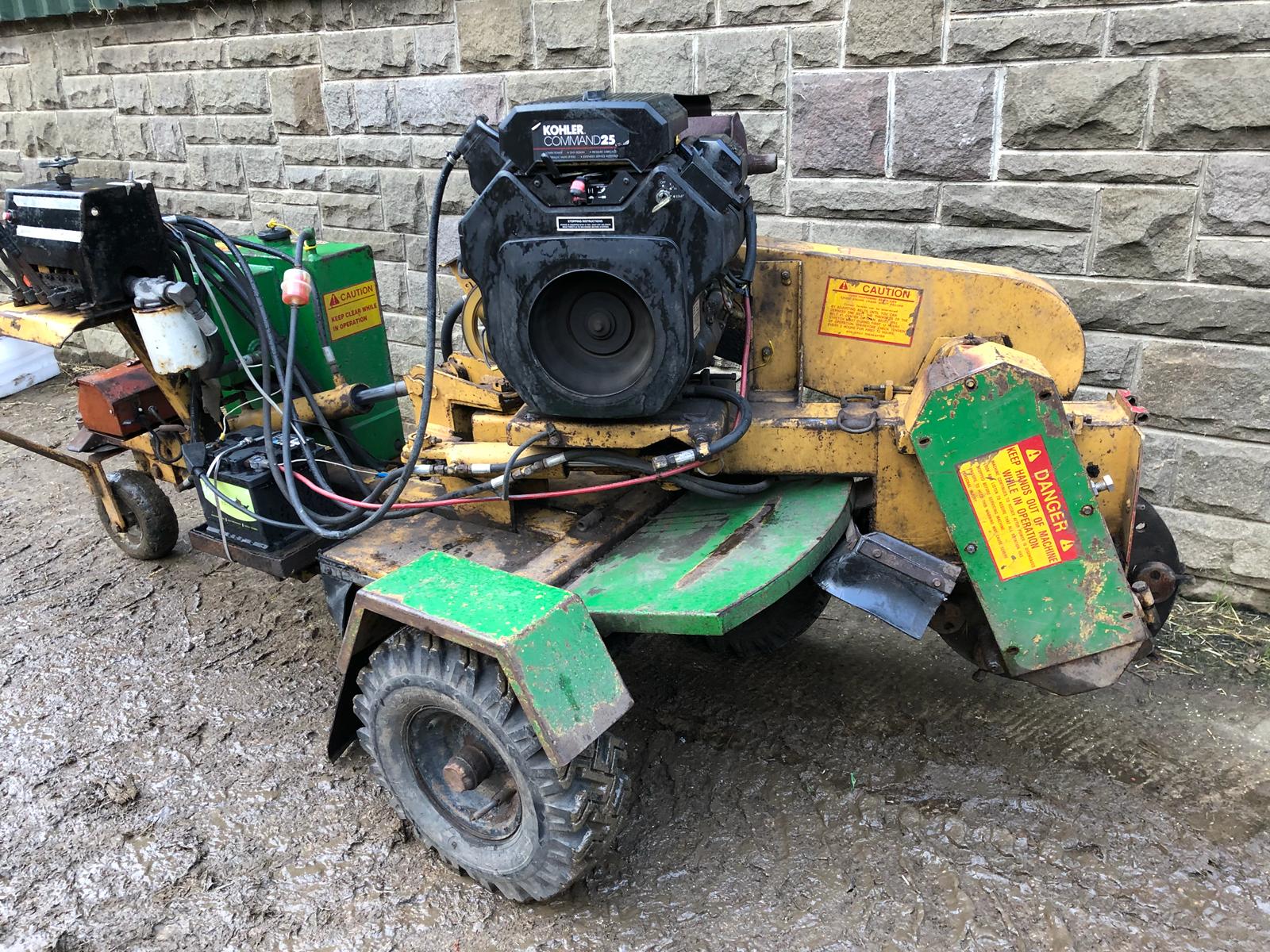 DS - RAYCO RG 1620 SUPER JR HYDRAULIC STUMP CUTTER GRINDER KOHLER 20 HP ...