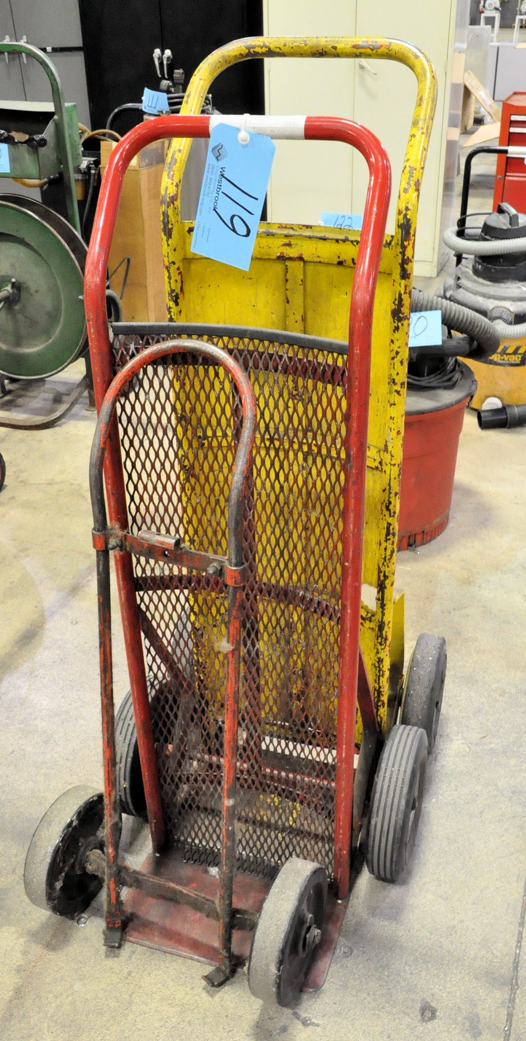 Lot-(3) 2-Wheel Hand Carts