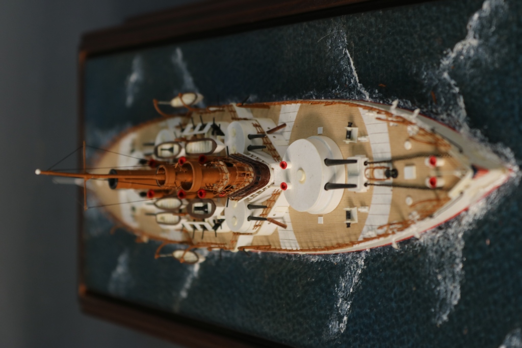 Model of the Great White Fleet USS Oregon Ship Model of the Great White ...