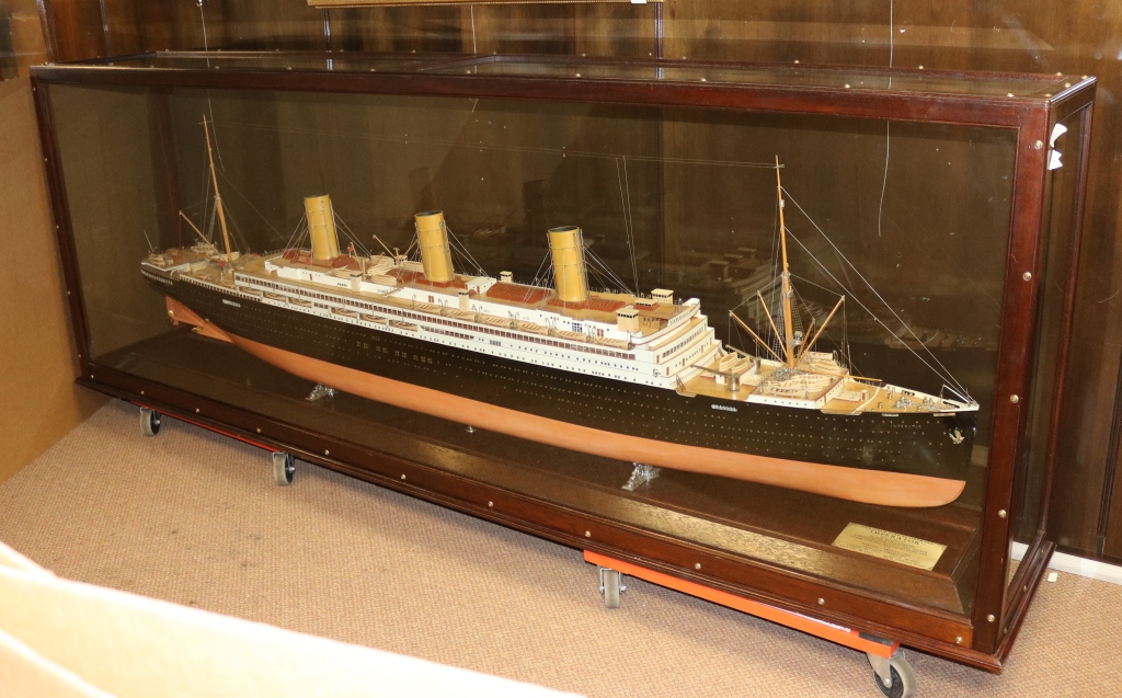 Dockyard Builders Model of Imperator German ocean liner "Imperator ...