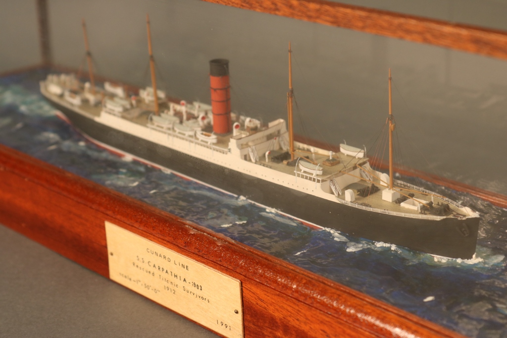 Cunard Line steamship SS Carpathia Model S.S. Carpathia ocean liner ...