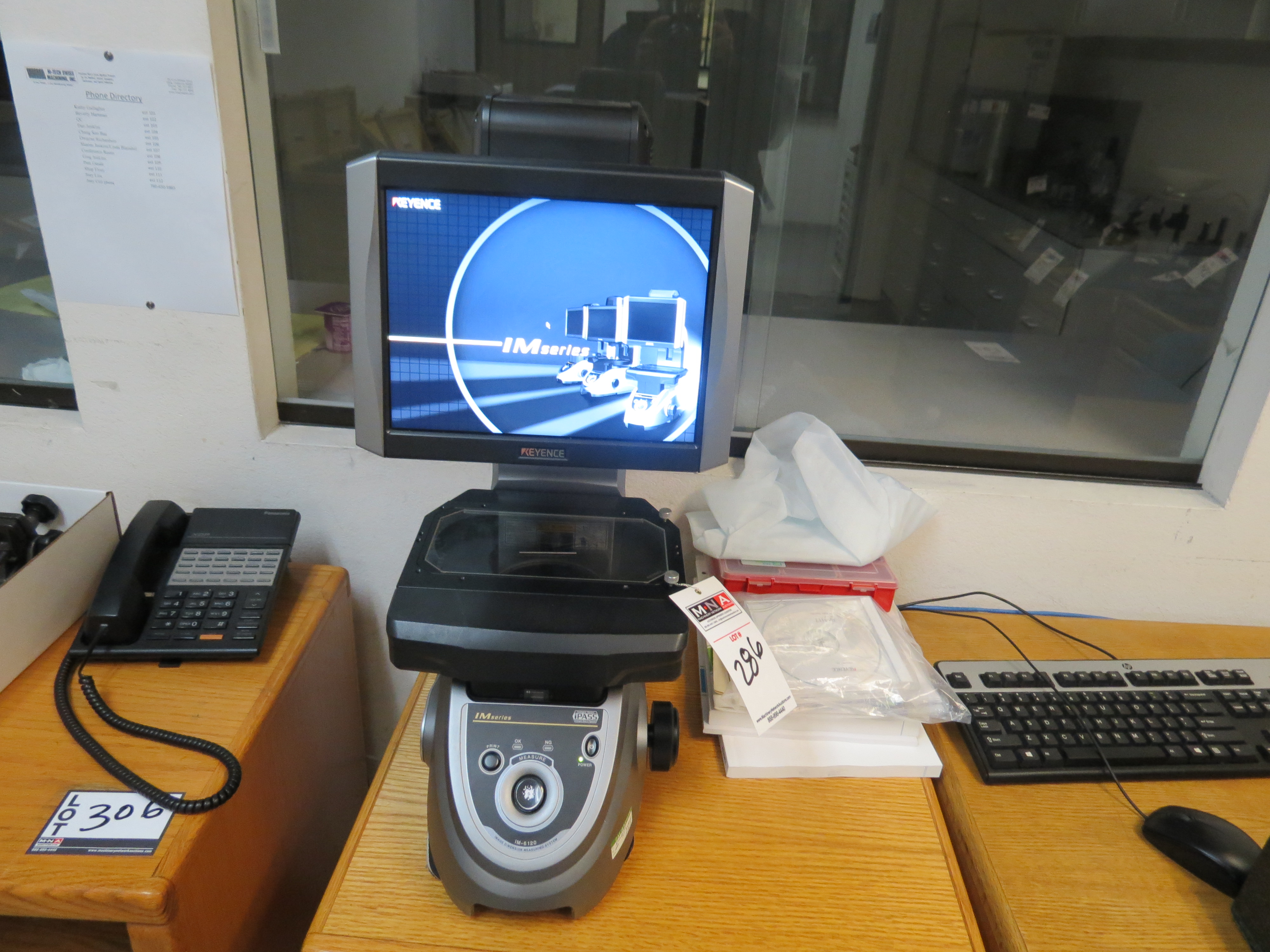 Keyence IM-6120 Optical Measuring Machine w/PC-new 2013-14