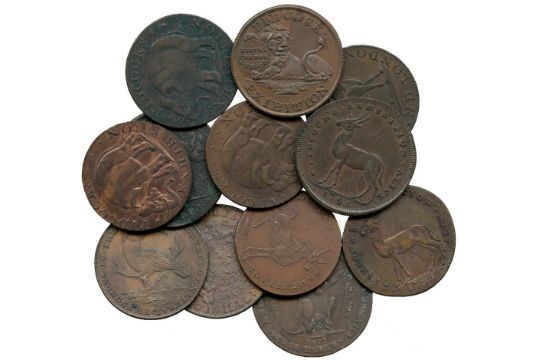BRITISH TOKENS, 18th Century Tokens, England, Middlesex, Pidcock’s ...