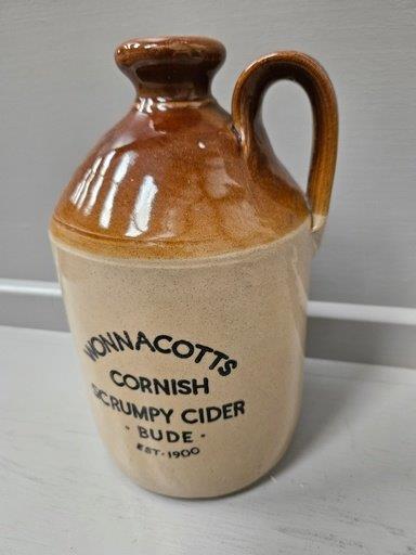 Wonnacotts Cornish Scrumpy Cider, 'Bude' Est 1900 Flagon H22cm