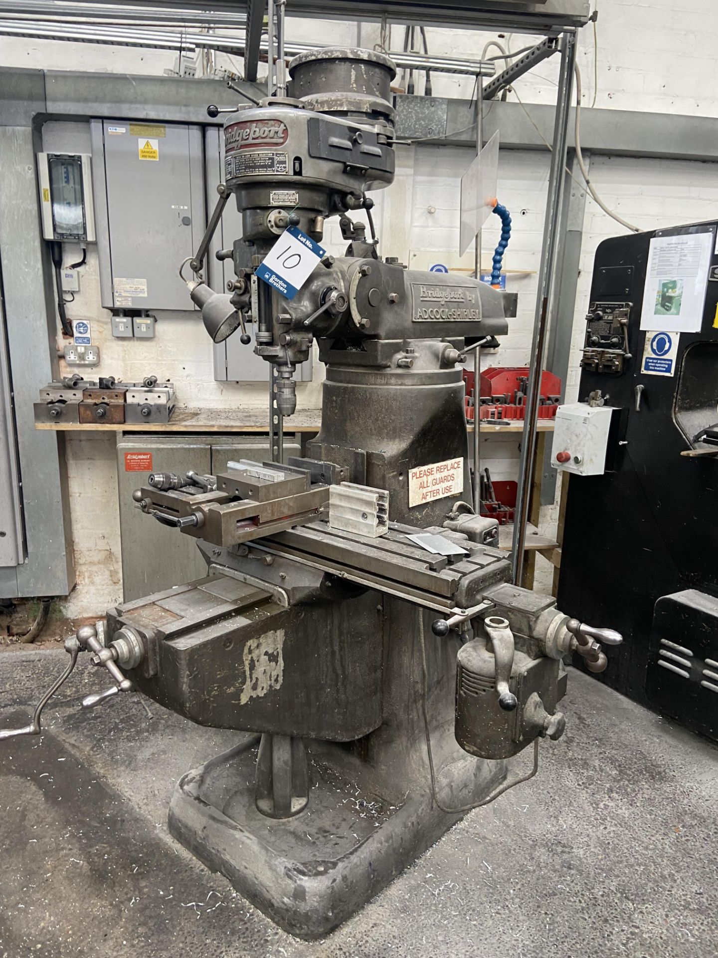 Bridgeport, Vertical milling machine, Serial No. JB389