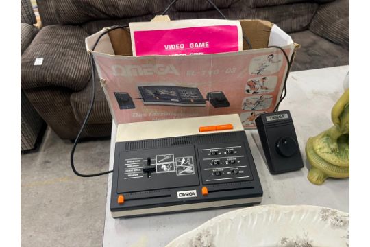 VINTAGE OMEGA EL-TVG-03 VIDEO GAME CONSOLE