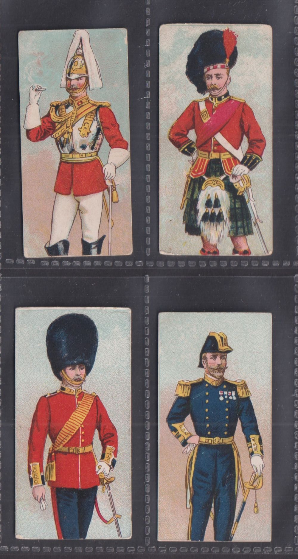 Cigarette cards, Lambert & Butler, Types of the British Army & Navy ...