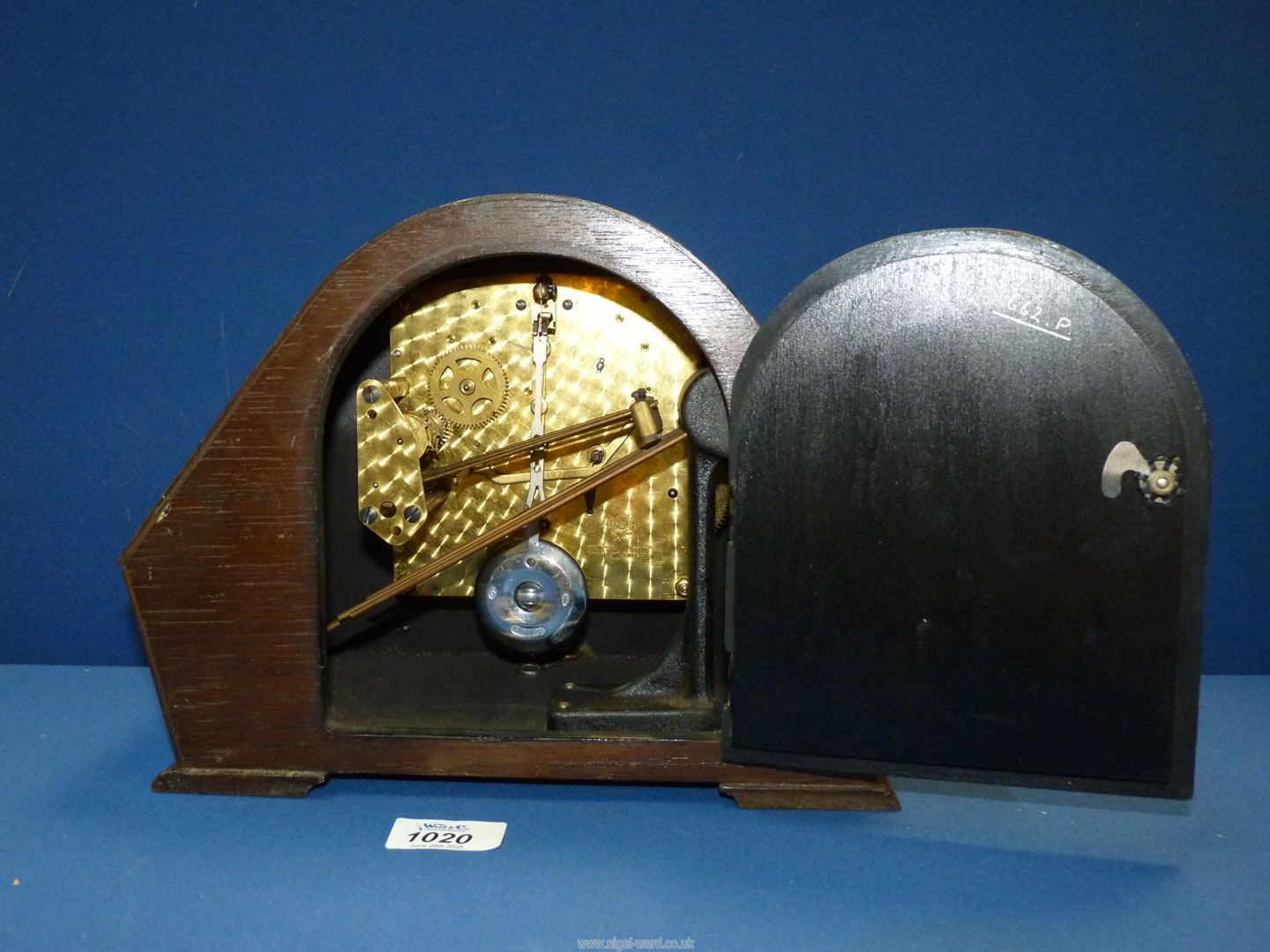 A Westminster chiming Mantle Clock by A. Wernet of Newport ...