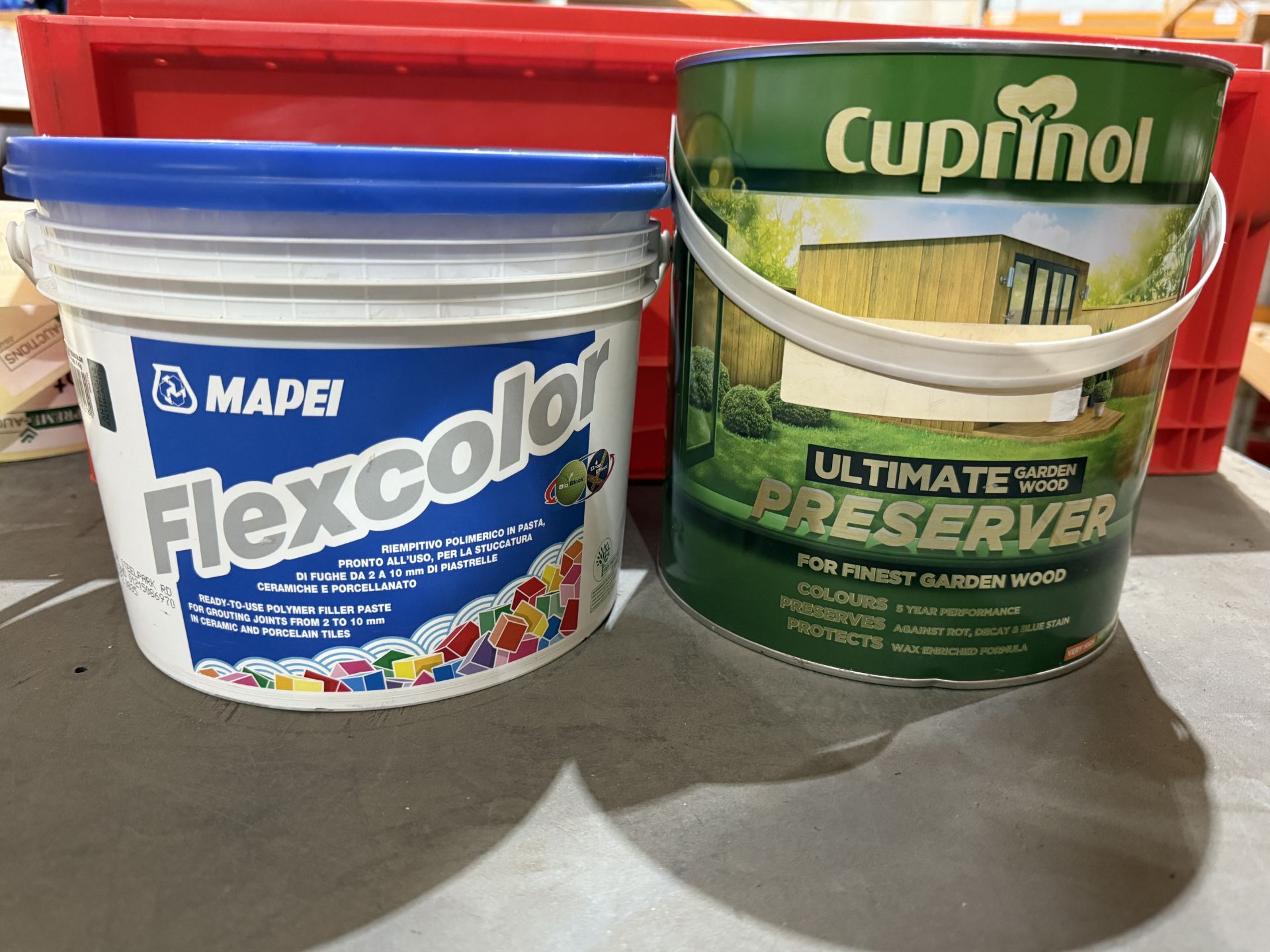 4X BRAND NEW MIXED LOT, 3X MAPEI FLEX COLOUR READY TO USE POLYMER ...