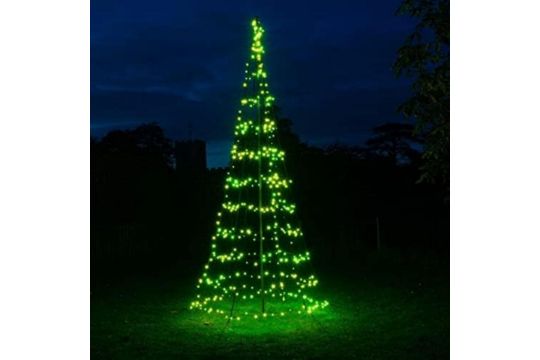BRAND NEW NOMA Starry Nights Outdoor Pole App Controlled Christmas Tree ...