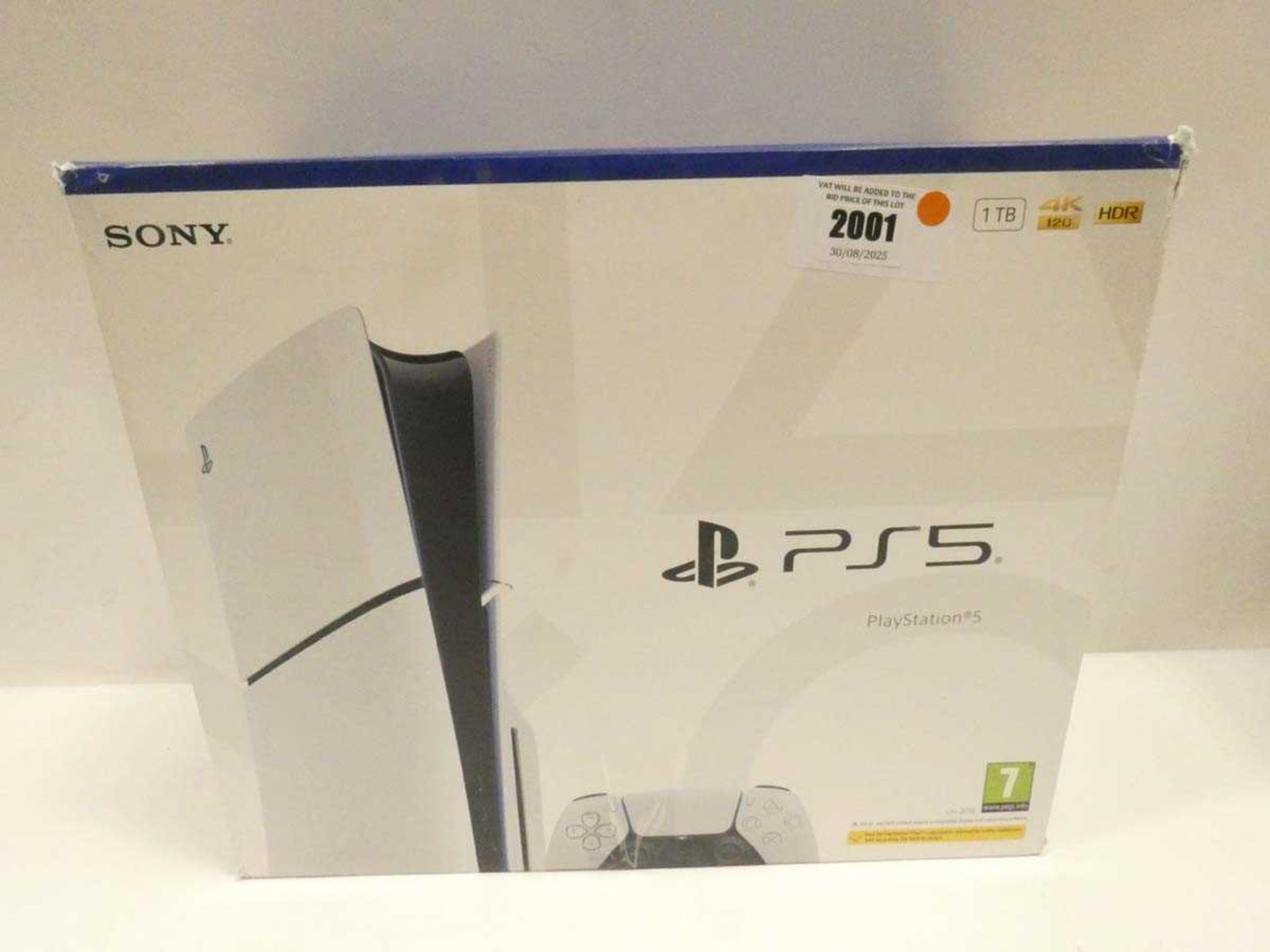 +VAT PlayStation 5 Slim Disc Edition 1TB, boxed