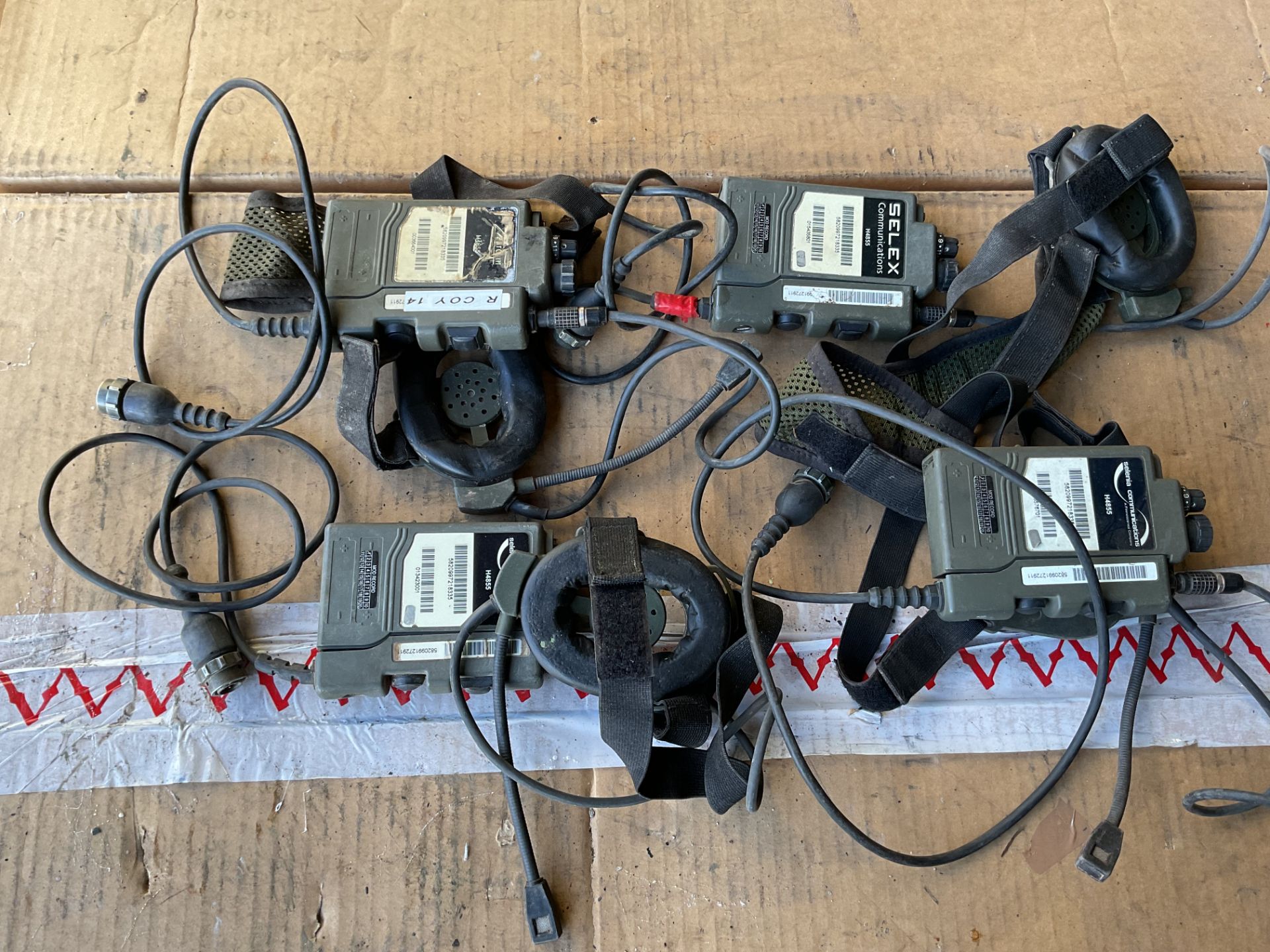 You are bidding on: 4x Selex British Army PRR Radios c/w Head Sets etc ...