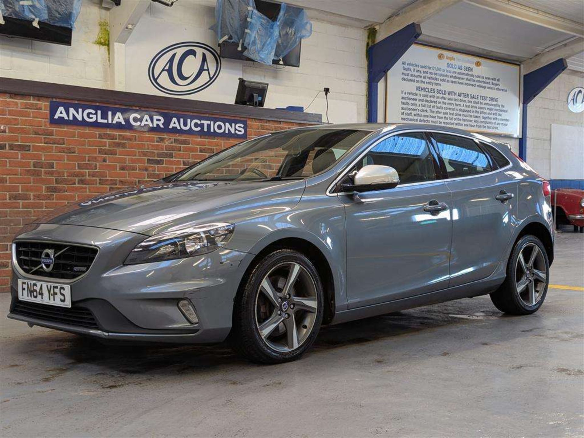 Make & Model:VOLVO, V40 R-DESIGN D4 Date of Reg:FN64YFS Colour:GREY cc ...