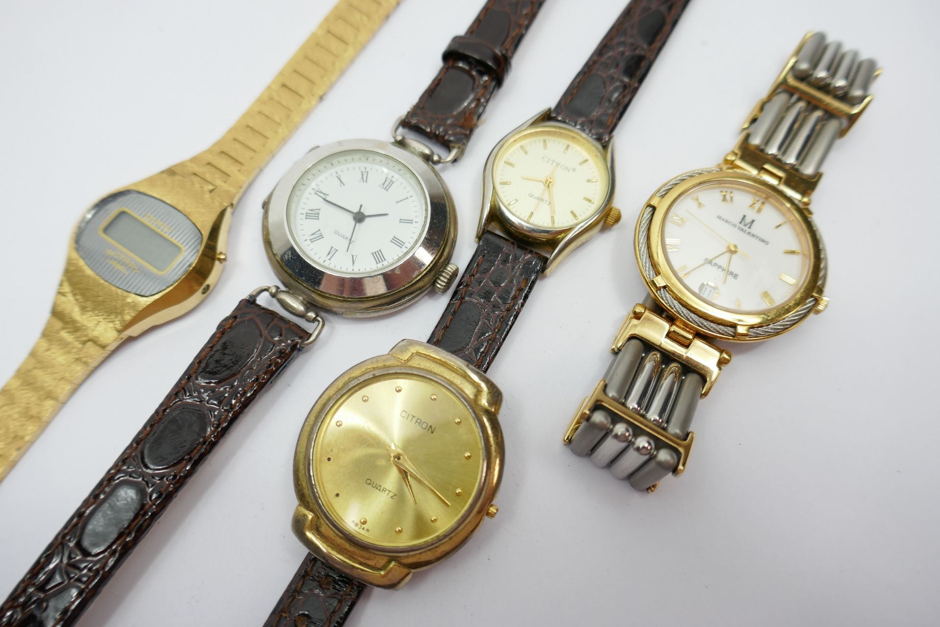 5 Assorted quartz watches