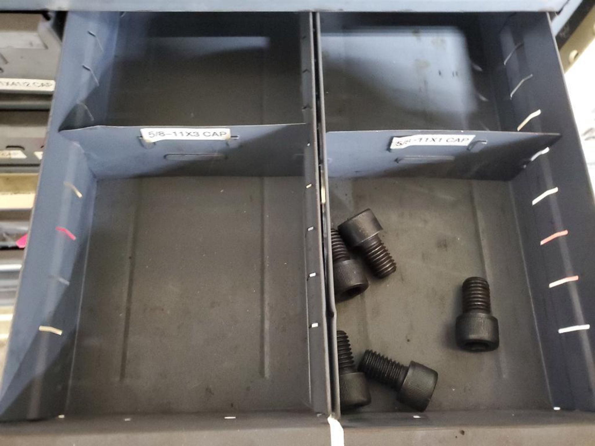 Parts drawer unit with contents. 34x12x15 LxWxH.