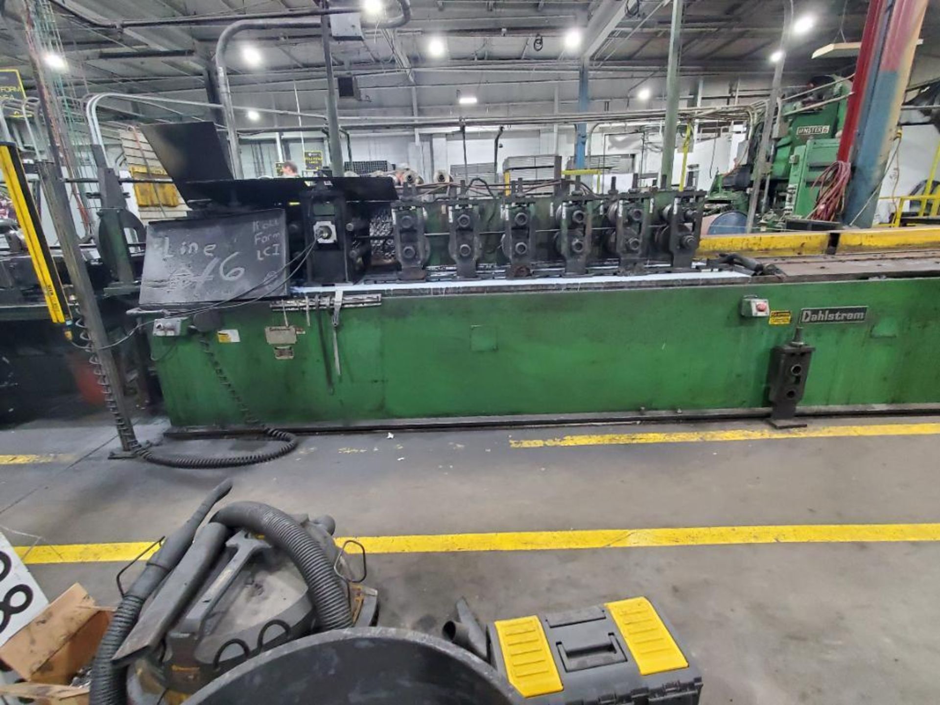 6 stand Dahlstrom roll former. 2in shaft diameter. Model 400-16 OB ...