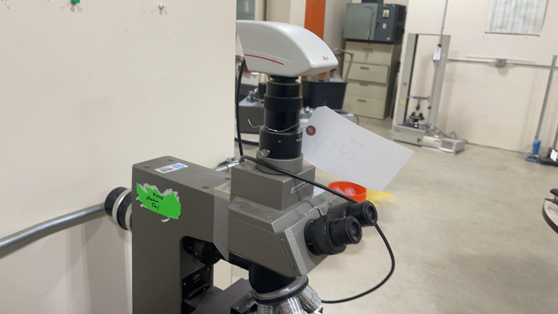 Olympus Optical Microscope with Digital Readout & Slides, Includes Box ...
