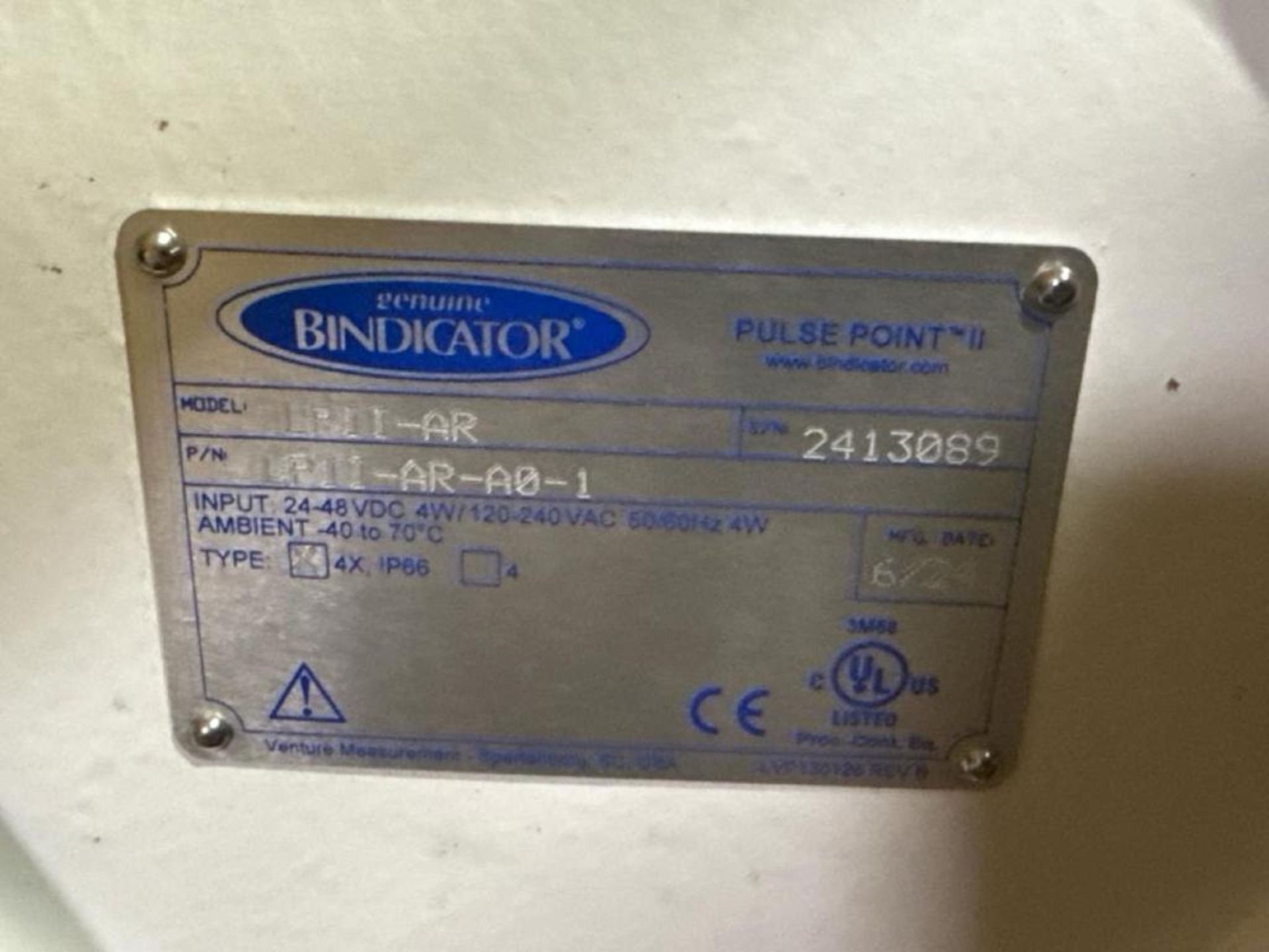 Bindicator PP11-AR-AB-1 Pulse Point II Level Sensors; Includes ...