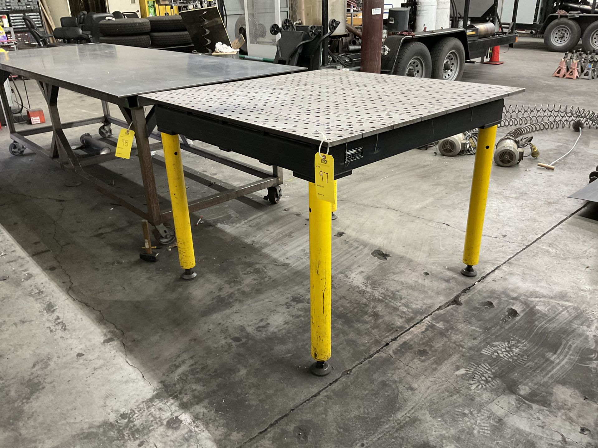 STRONGHAND BUILDPRO WELDING TABLE, 4X4'
