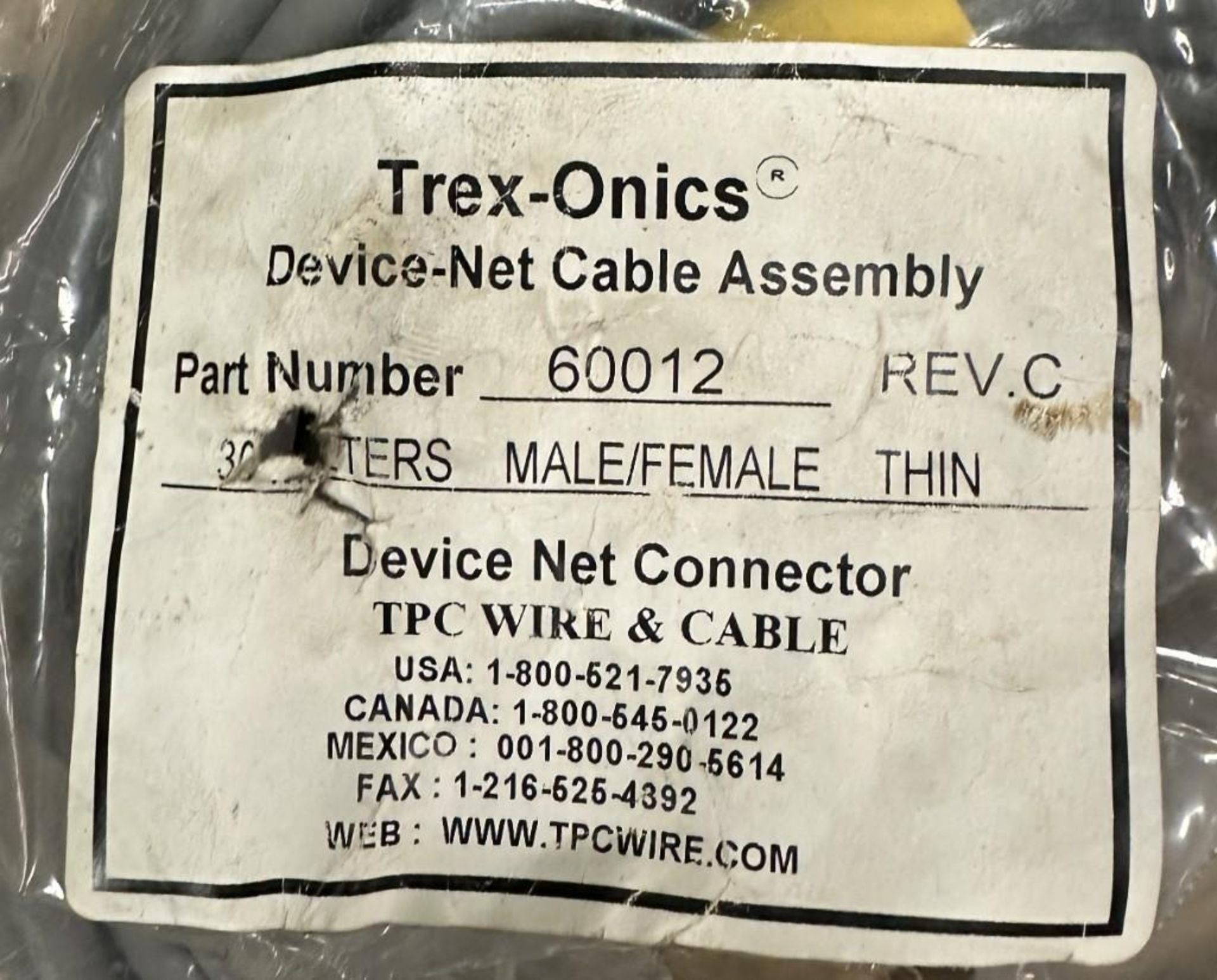 Lot of Trex-Onics, Murr, ABB Plus More Robot Cables
