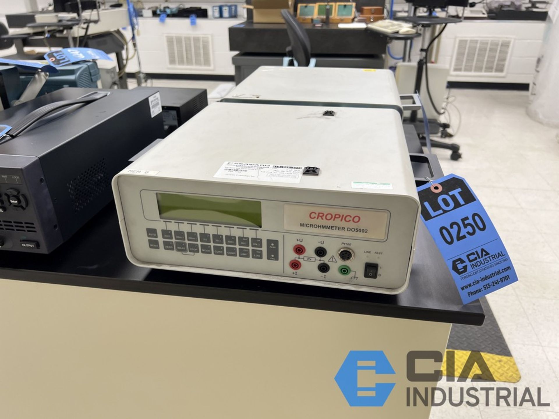 { Choice of lots: 250, 251 } CROPICO MODEL DO5002 MICROHMMETER; S/N 26B ...