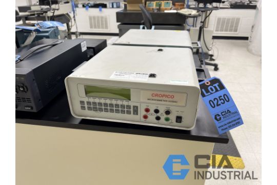 { Choice of lots: 250, 251 } CROPICO MODEL DO5002 MICROHMMETER; S/N 26B ...
