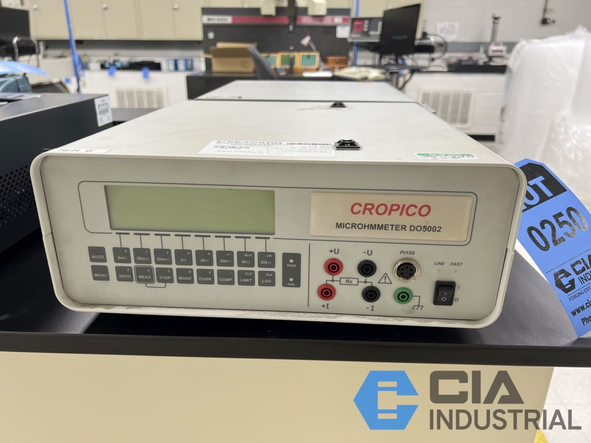 { Choice of lots: 250, 251 } CROPICO MODEL DO5002 MICROHMMETER; S/N 26B ...