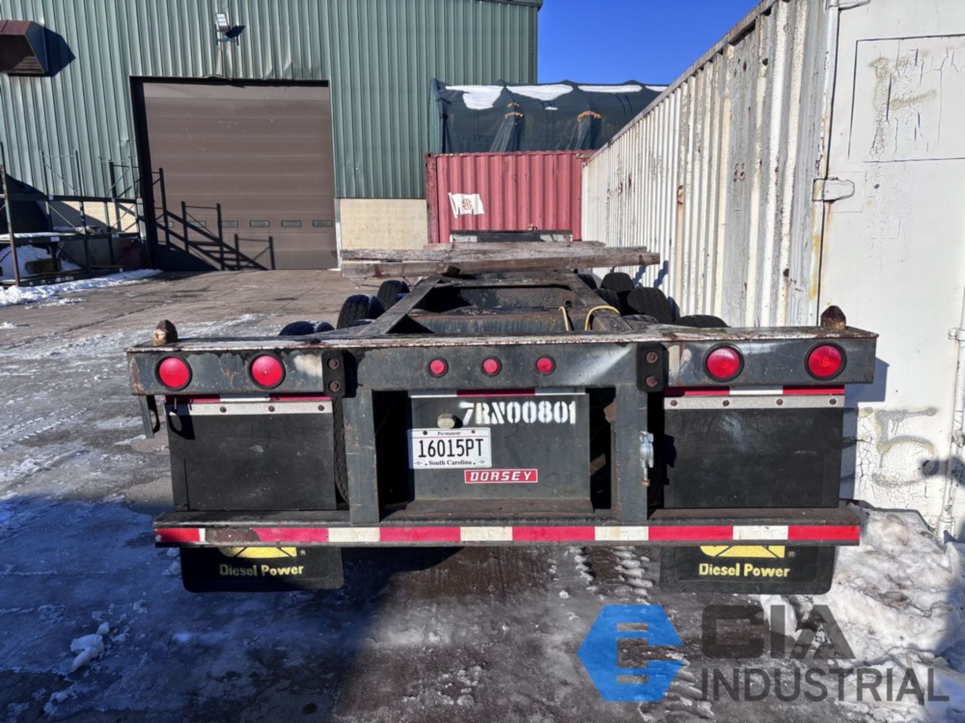 1999 DORSEY MODEL CDGT-284-40 PIPE TRAILER; VIN NO. 1DTC10S36X6054395 ...