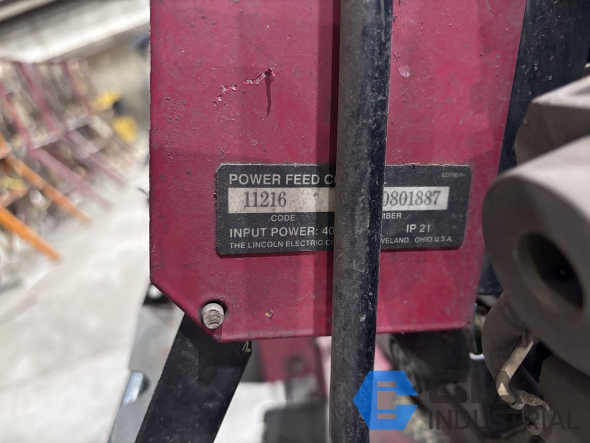 450 AMP LINCOLN POWERWAVE 455M/STT WELDER WITH POWER FEED 10M WIRE FEED ...