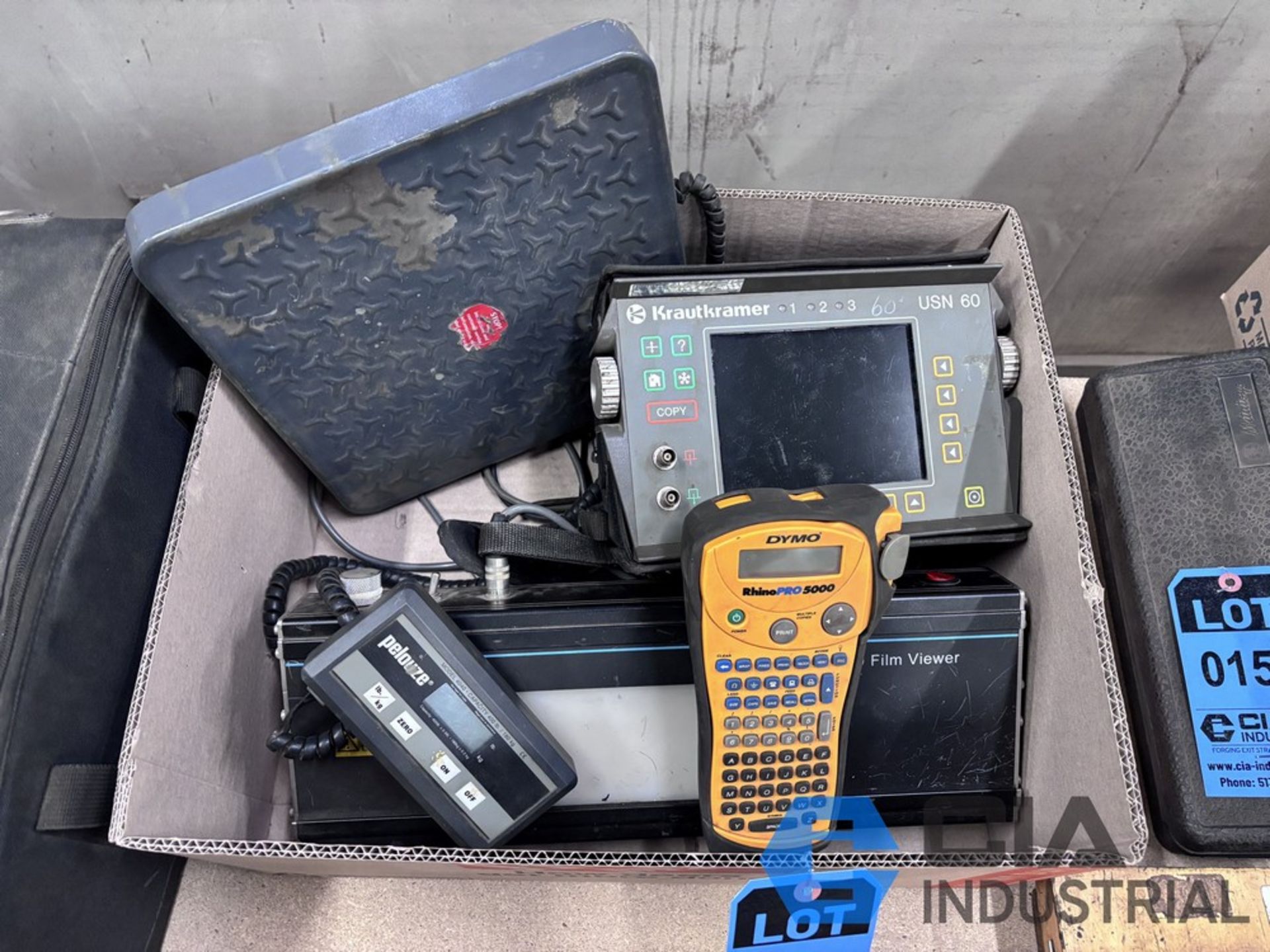 (LOT) INDUSTRIAL LED FIM VIEWER, KRAUTKRAMER USN60 DETECTOR, DIGITAL ...