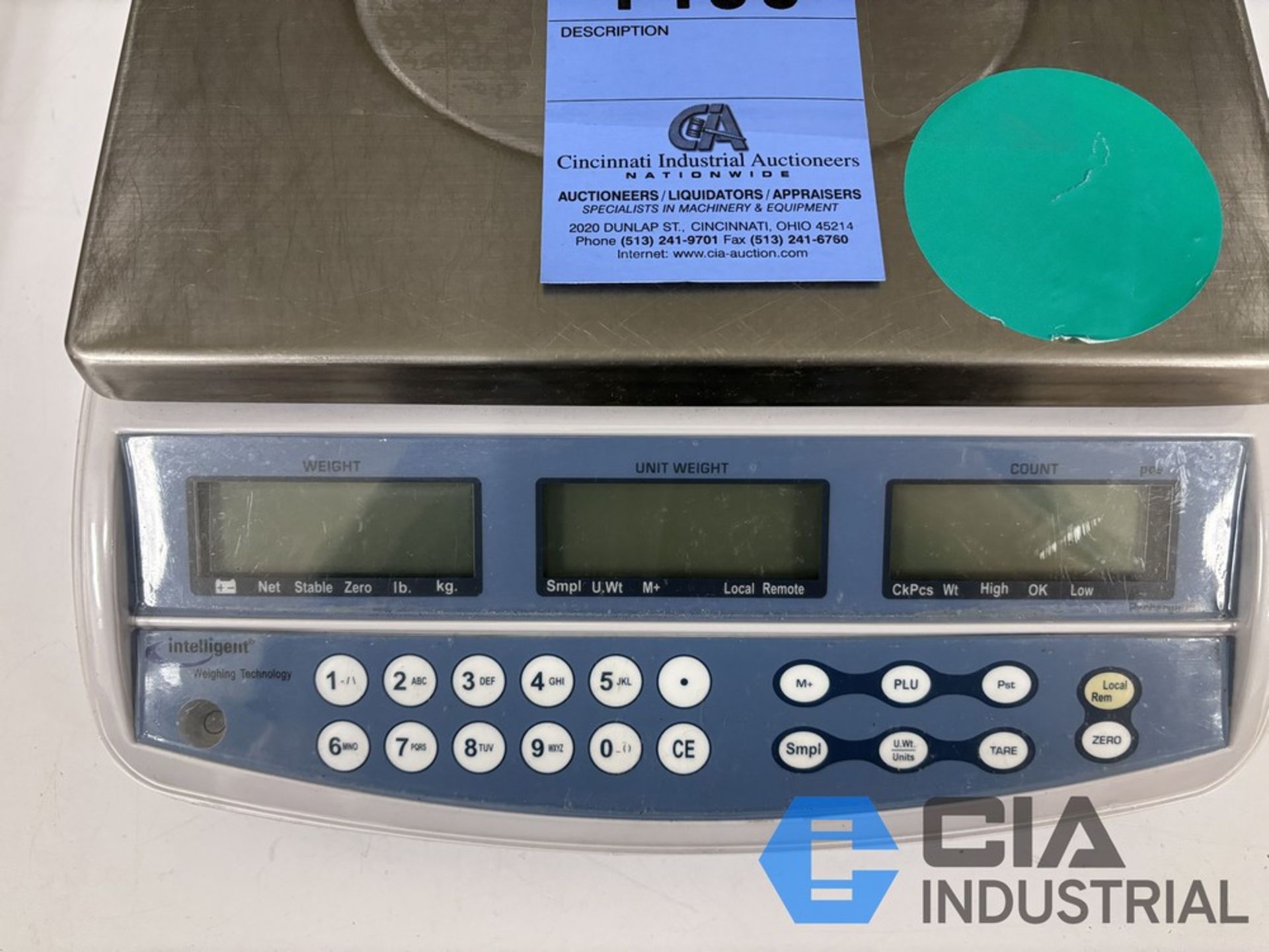 COUNTING SCALE, INTELLIGENT MODEL IDC-60, MAX 60 LB. CAPACITY