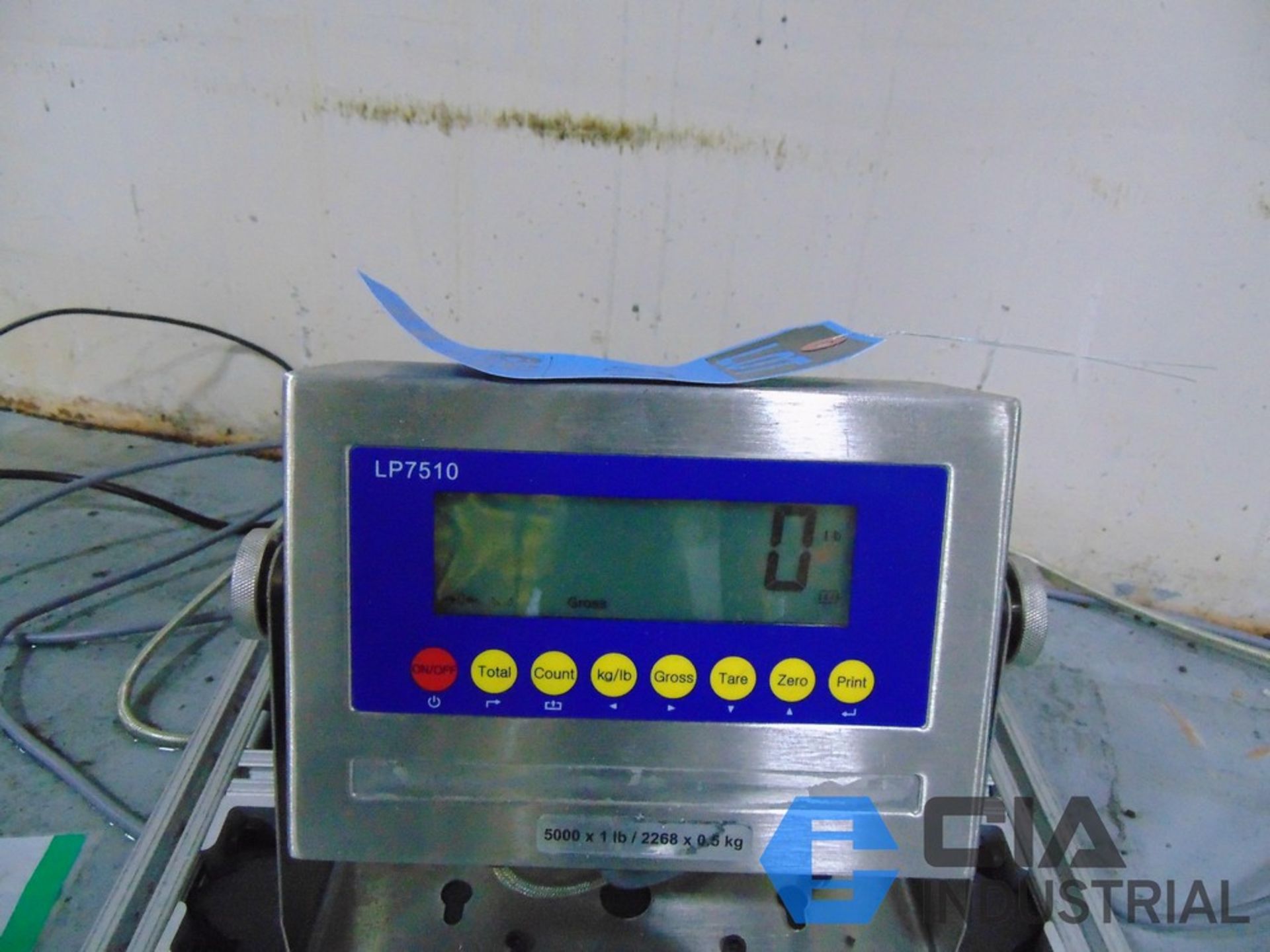 PLATFORM SCALE, ULINE, 48" X 48" TO INCLUDE LP7510 DIGITAL READOUT, AND ...