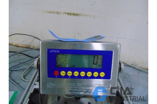 PLATFORM SCALE, ULINE, 48" X 48" TO INCLUDE LP7510 DIGITAL READOUT, AND ...