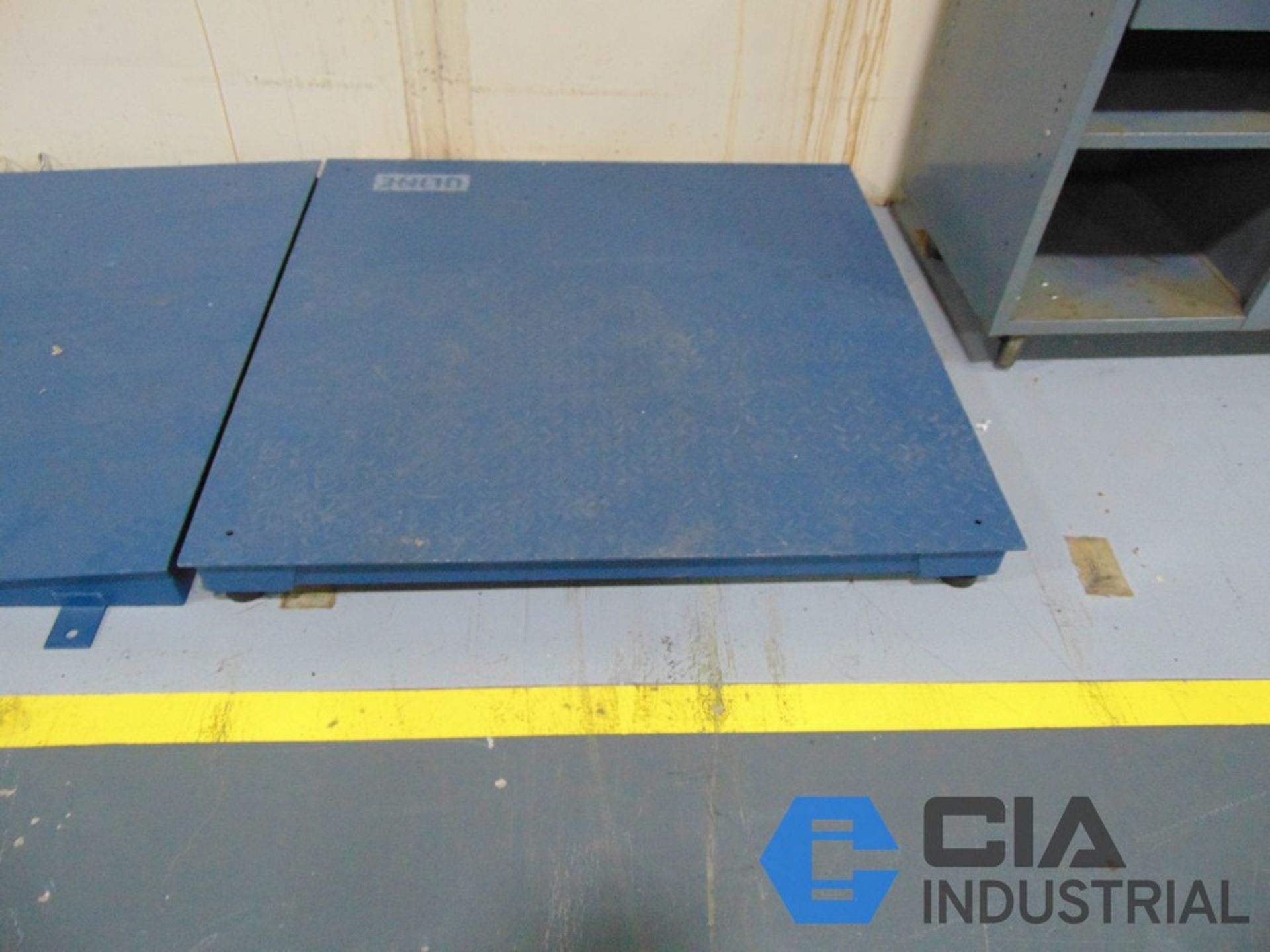 PLATFORM SCALE, ULINE, 48" X 48" TO INCLUDE LP7510 DIGITAL READOUT, AND ...