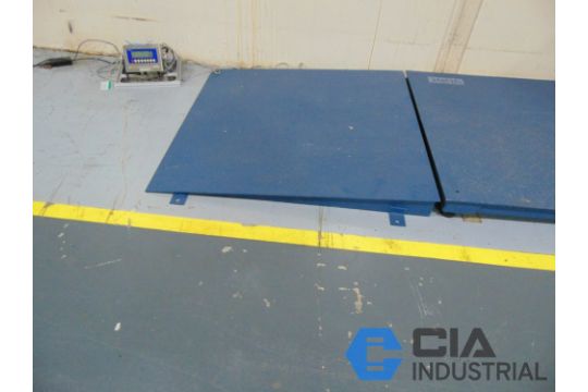 PLATFORM SCALE, ULINE, 48" X 48" TO INCLUDE LP7510 DIGITAL READOUT, AND ...