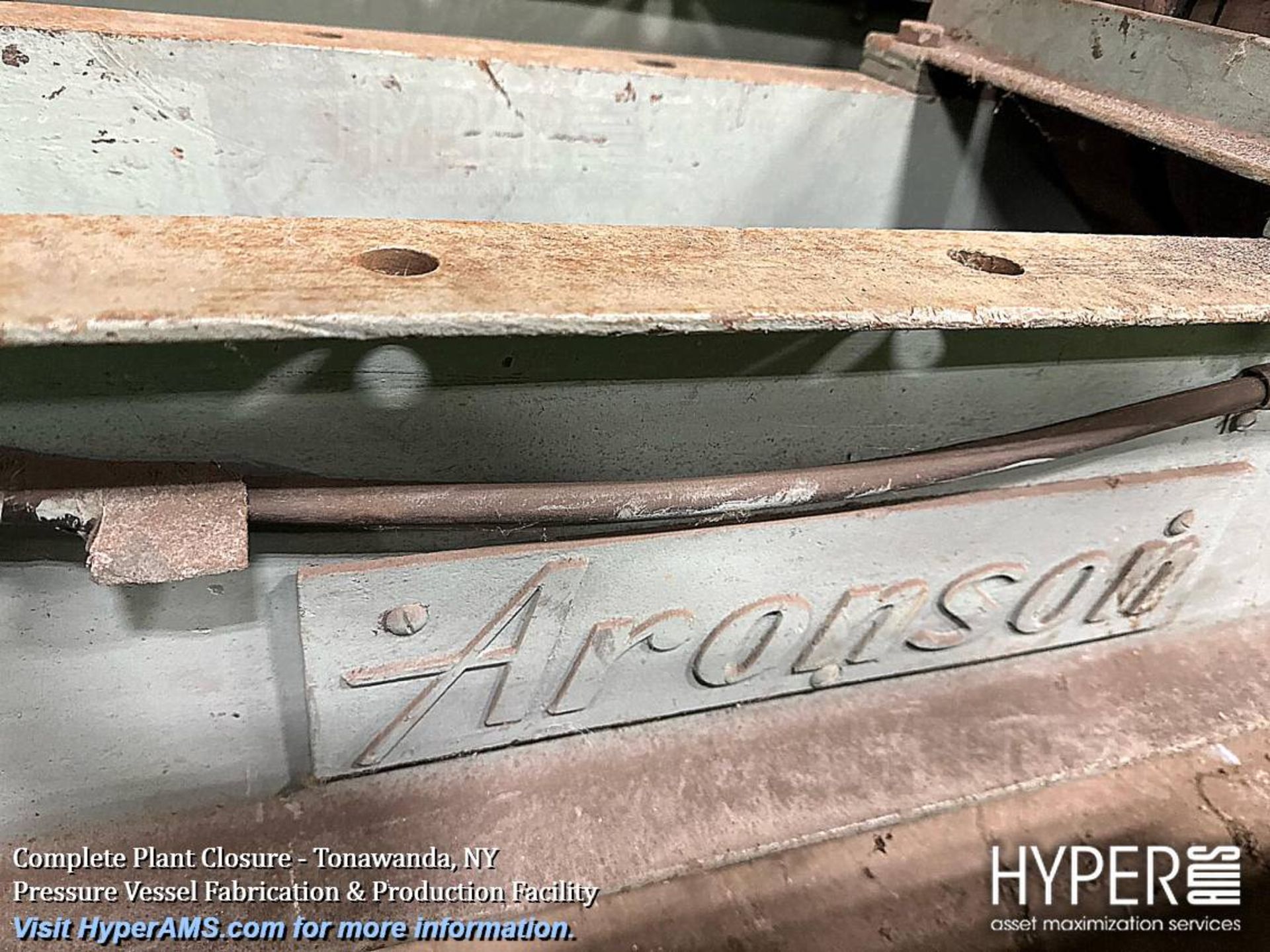 Aronson tank turning rolls, heavy-duty welding rotator, powered, rubber ...