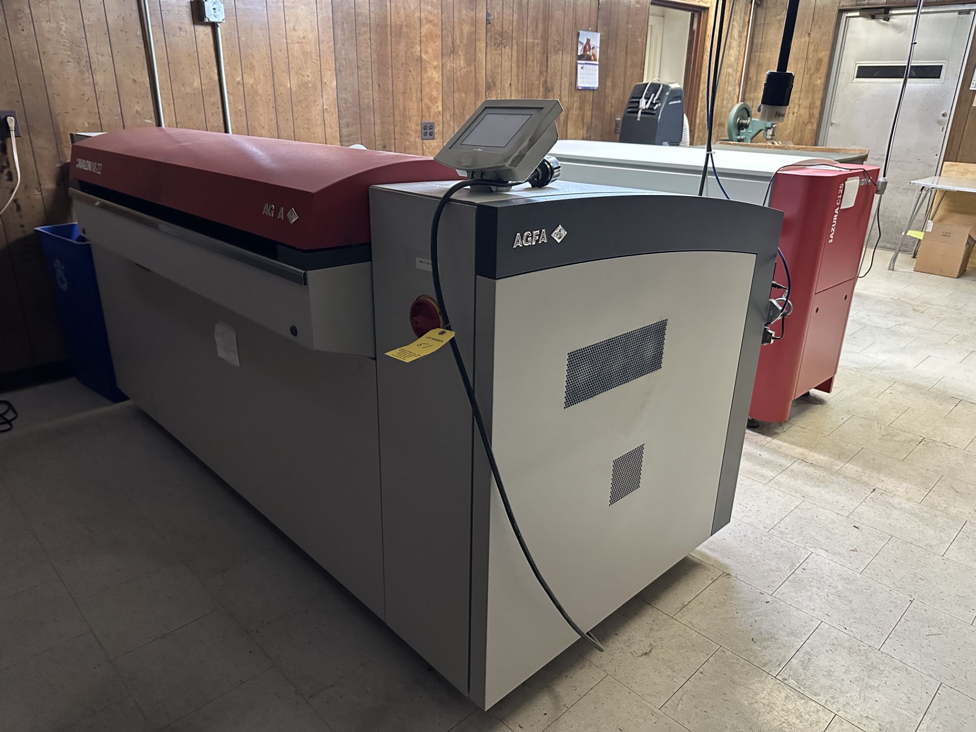 2011 Agfa Avalon N8-22 Screen Model PTR-8600S, Offset Plate Maker s/n ...