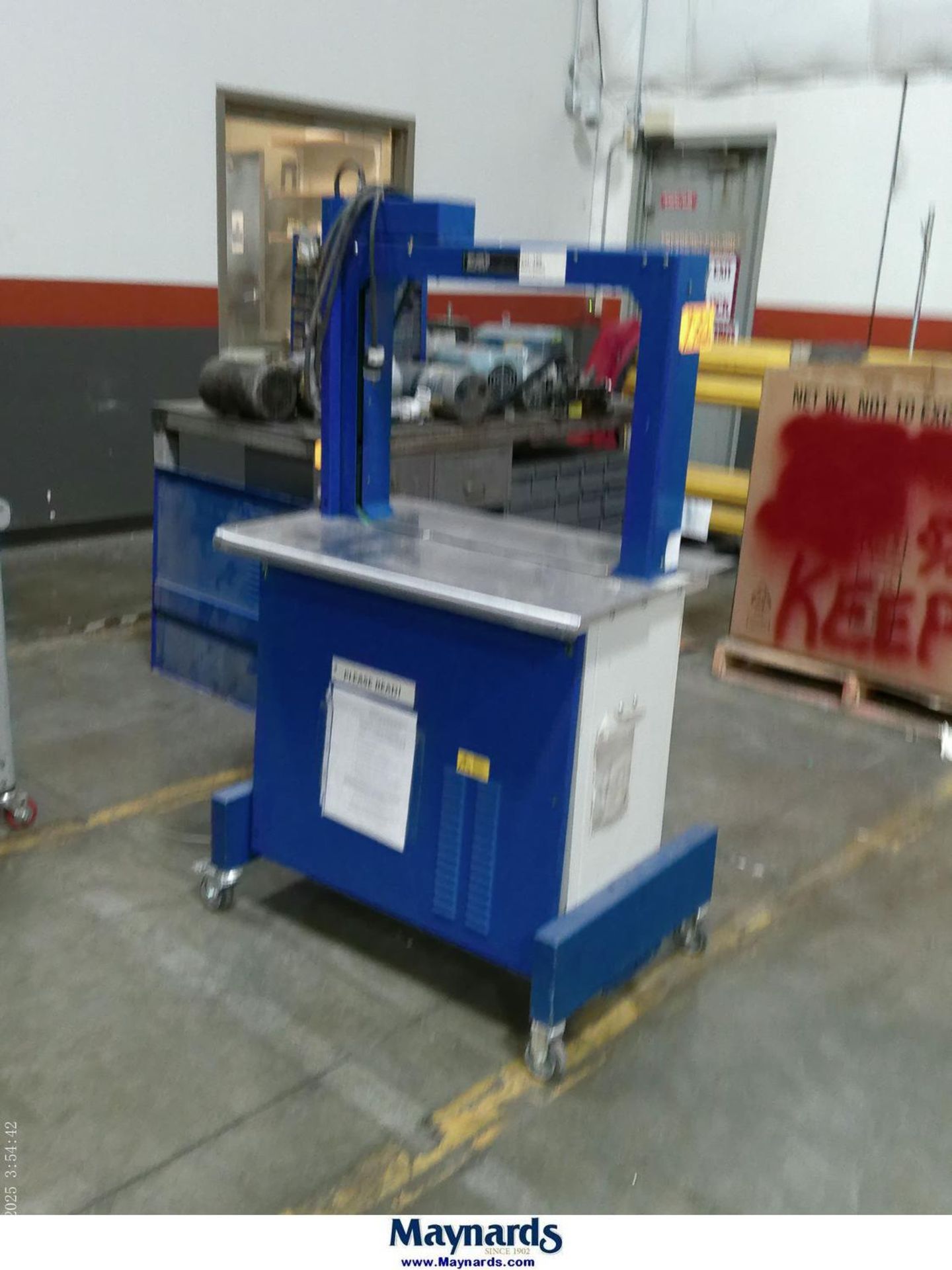 Mosca RO-M-P2 Strapping Machine 110 V, 60 Hz, S/N 58514