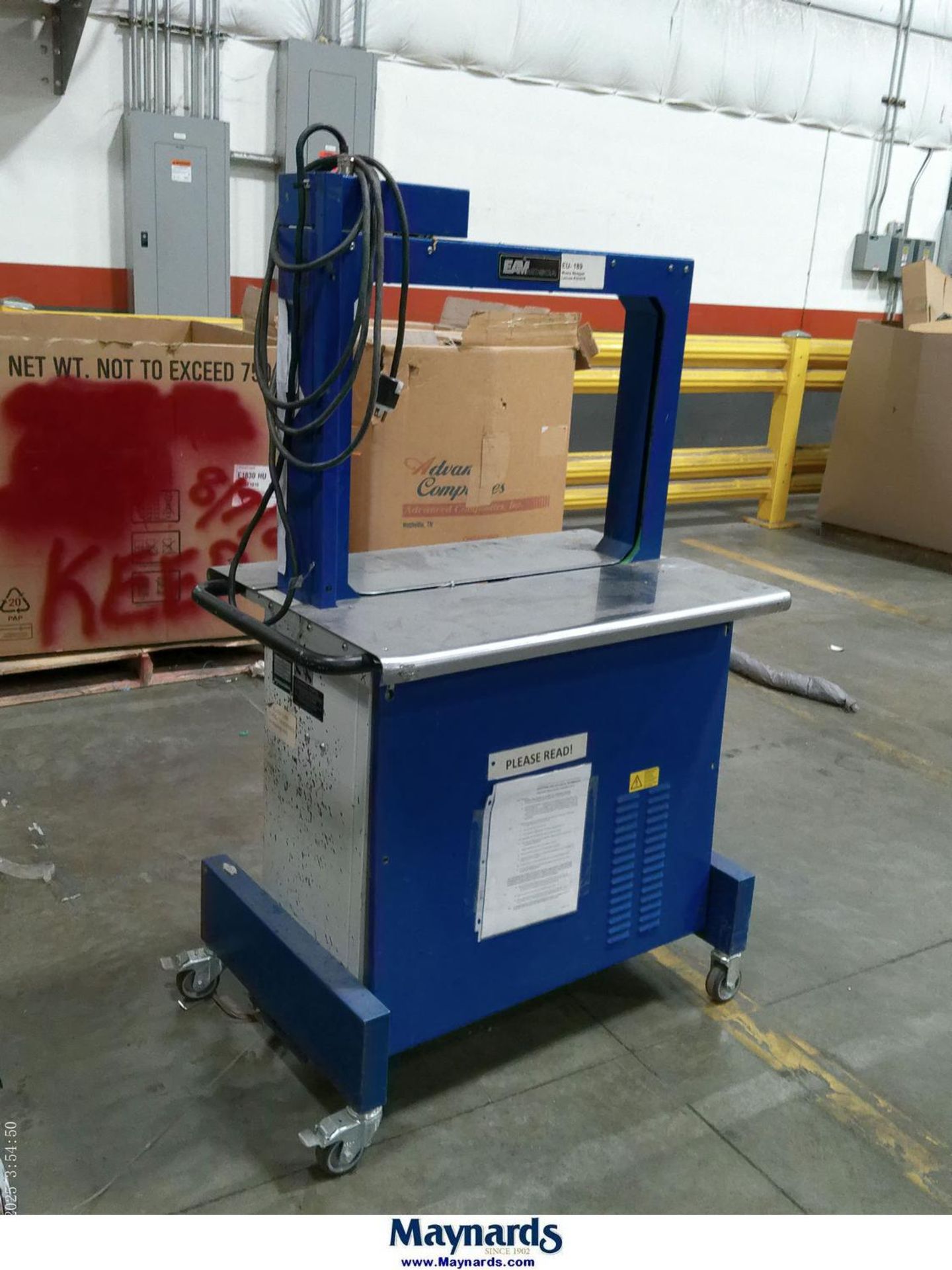 Mosca RO-M-P2 Strapping Machine 110 V, 60 Hz, S/N 58514