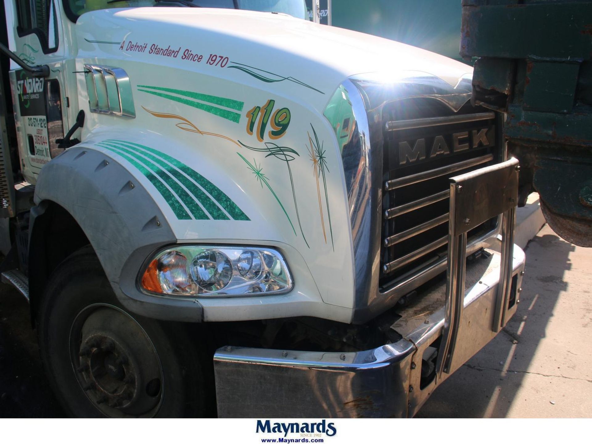 2017 Mack Model GU813 Roll-Off Truck with Dumpster 6X4, DAY CAB, MACK ...