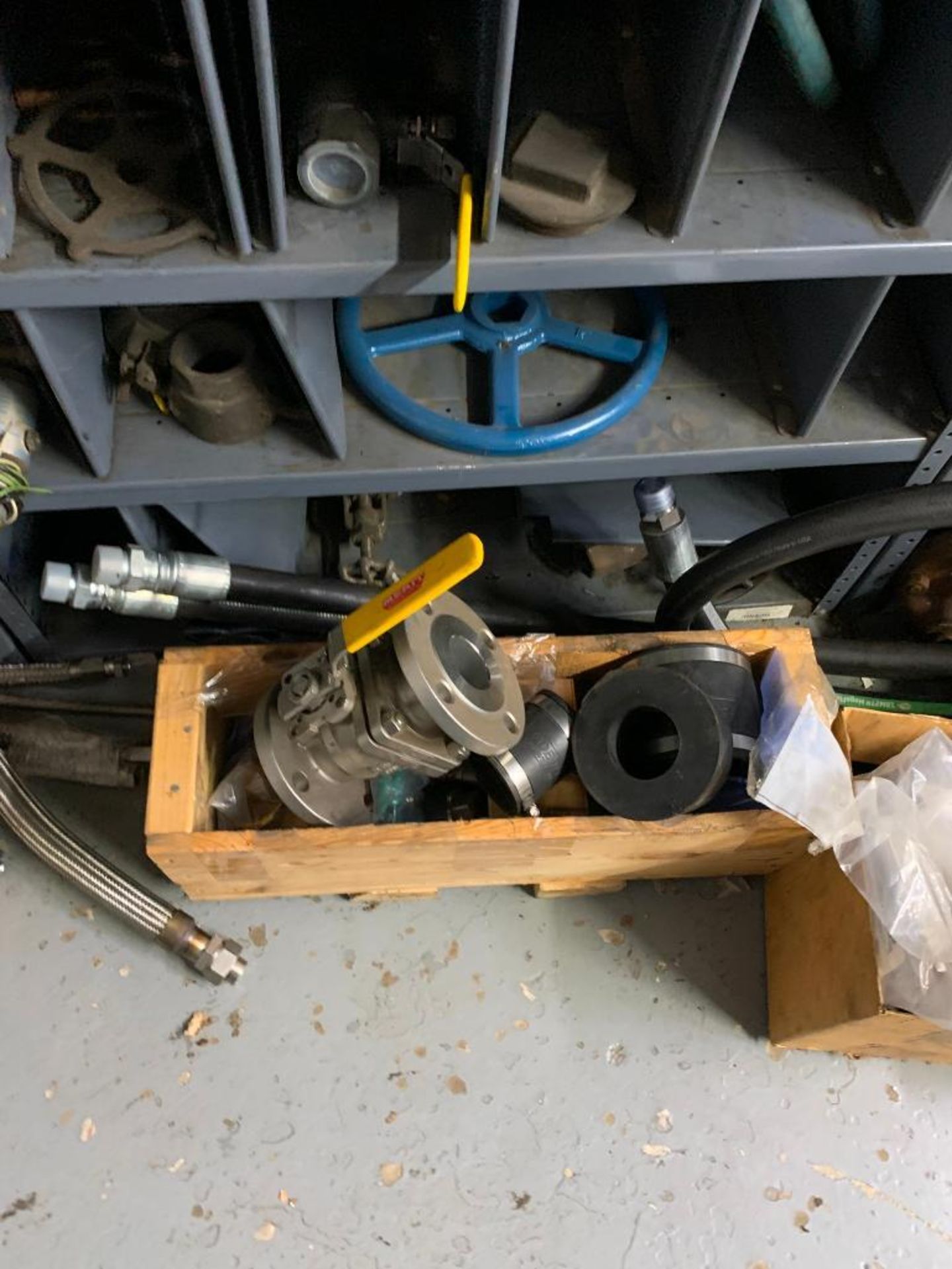 (3) Shelving Sections 12" X 35.5" X 85.5" Each To Include Assorted ...